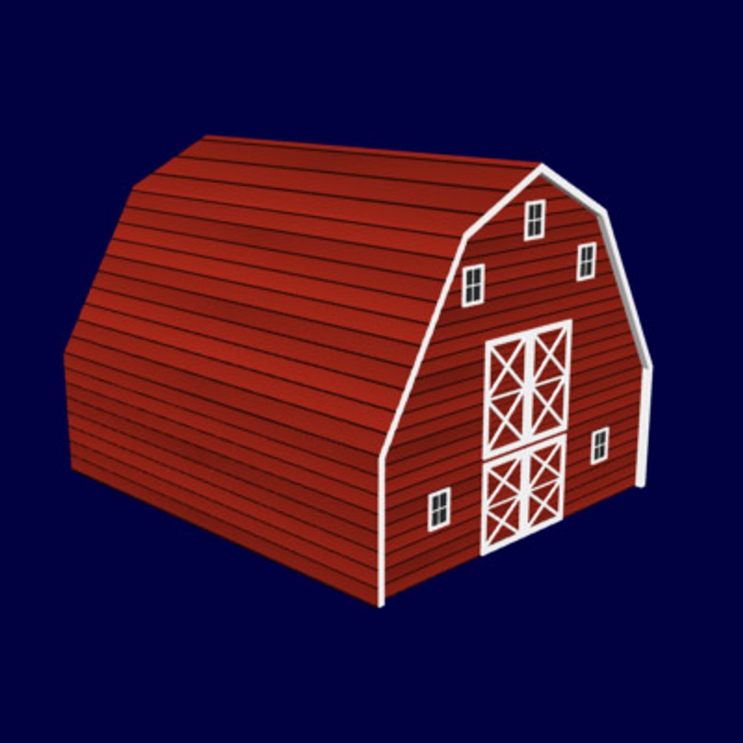 3d Barn Building