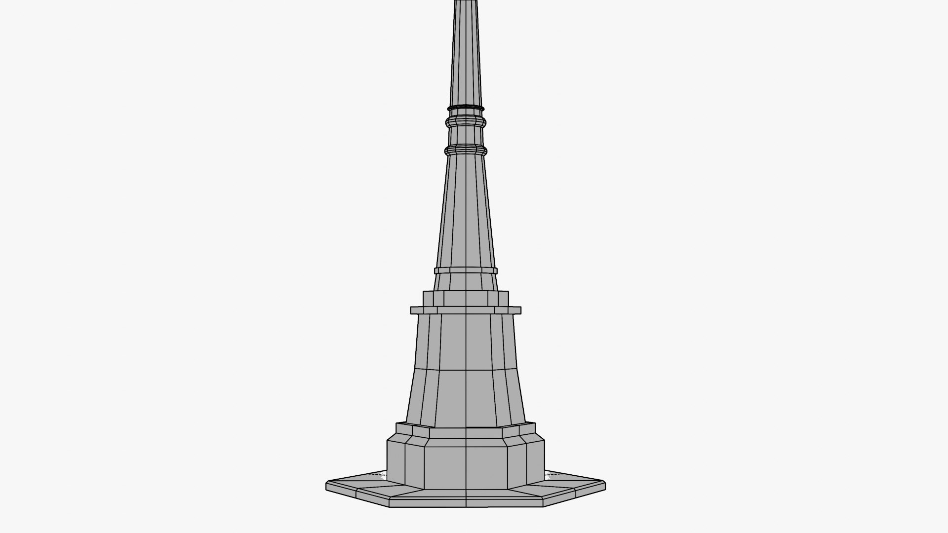 Antique Lamp Post Model - TurboSquid 1534407