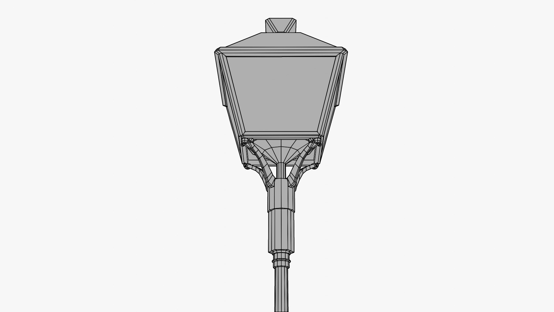 Antique Lamp Post Model - TurboSquid 1534407