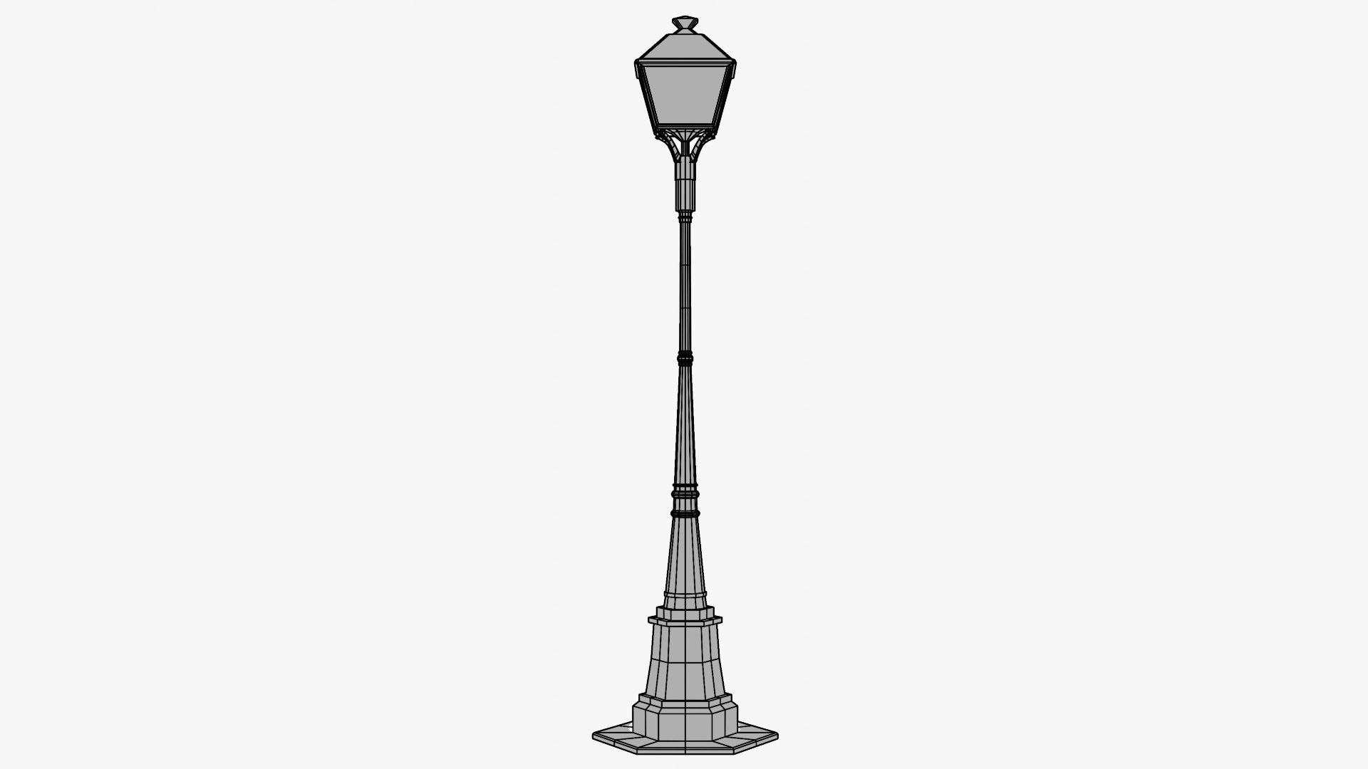 Antique Lamp Post Model - TurboSquid 1534407