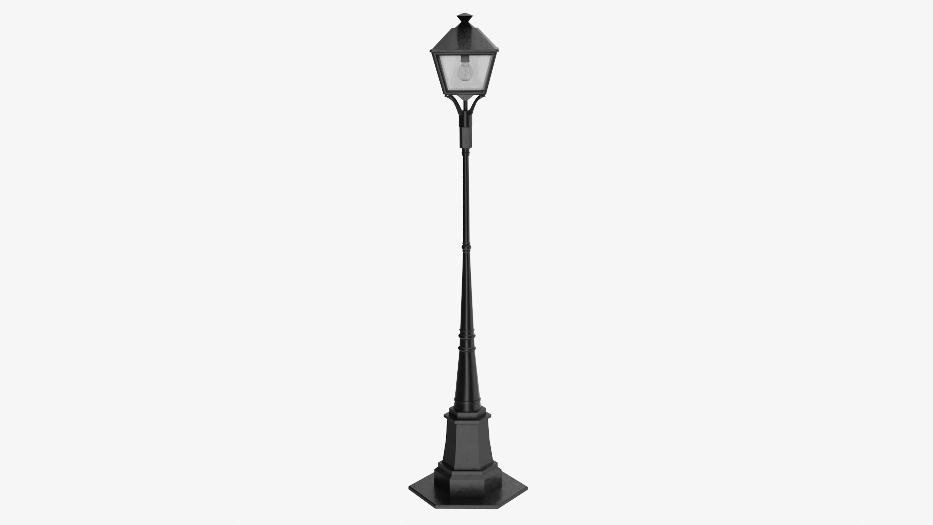 Antique Lamp Post Model - TurboSquid 1534407