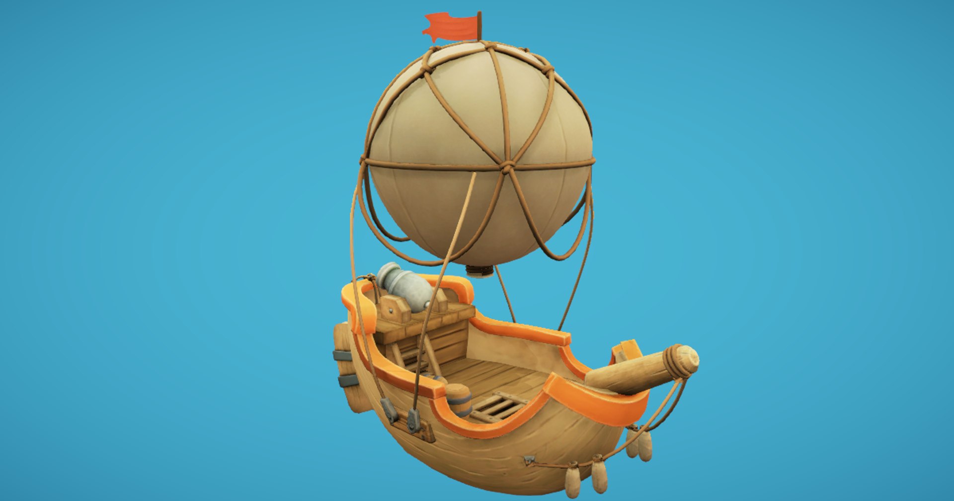 Balloon Boat 3D - TurboSquid 1450744