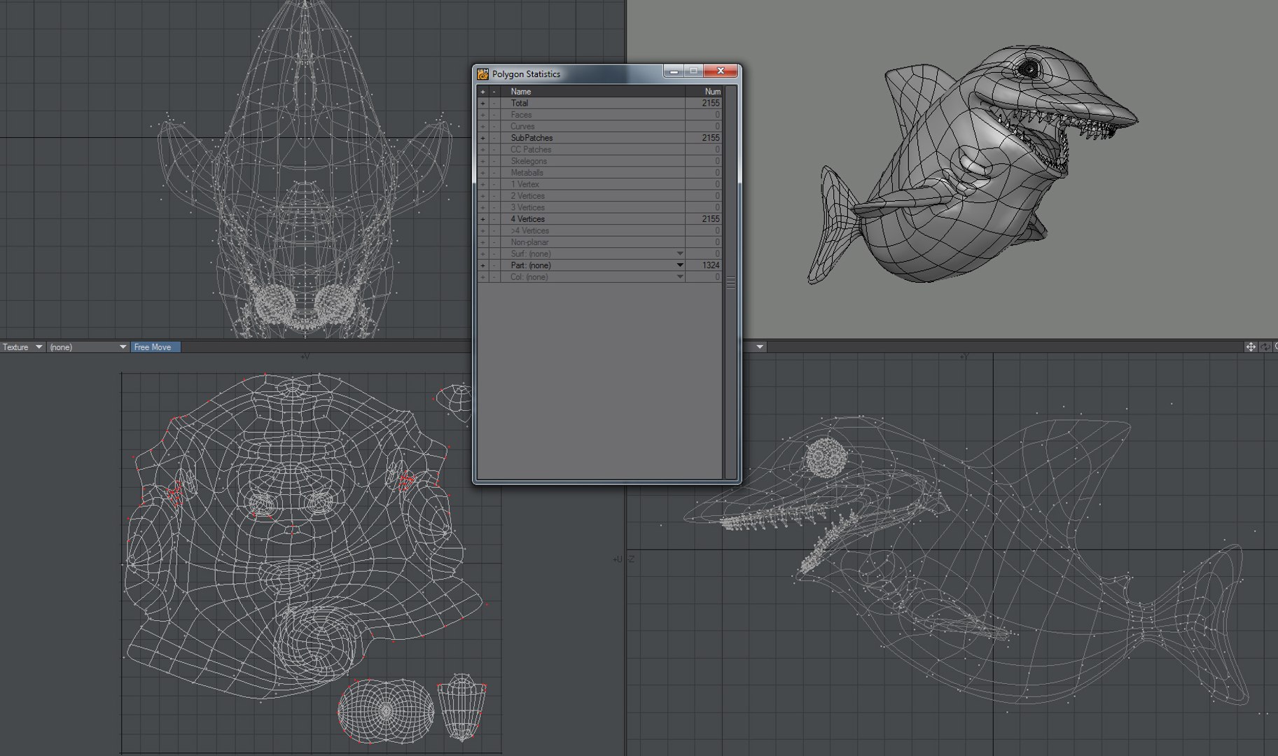 3d Model Shark