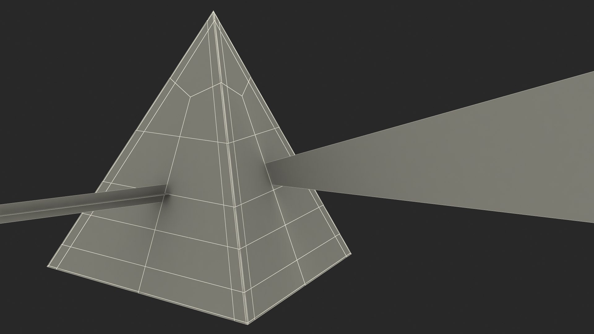 Glass Pyramid Refraction Of Light Spectrum 3D Model - TurboSquid 1738088