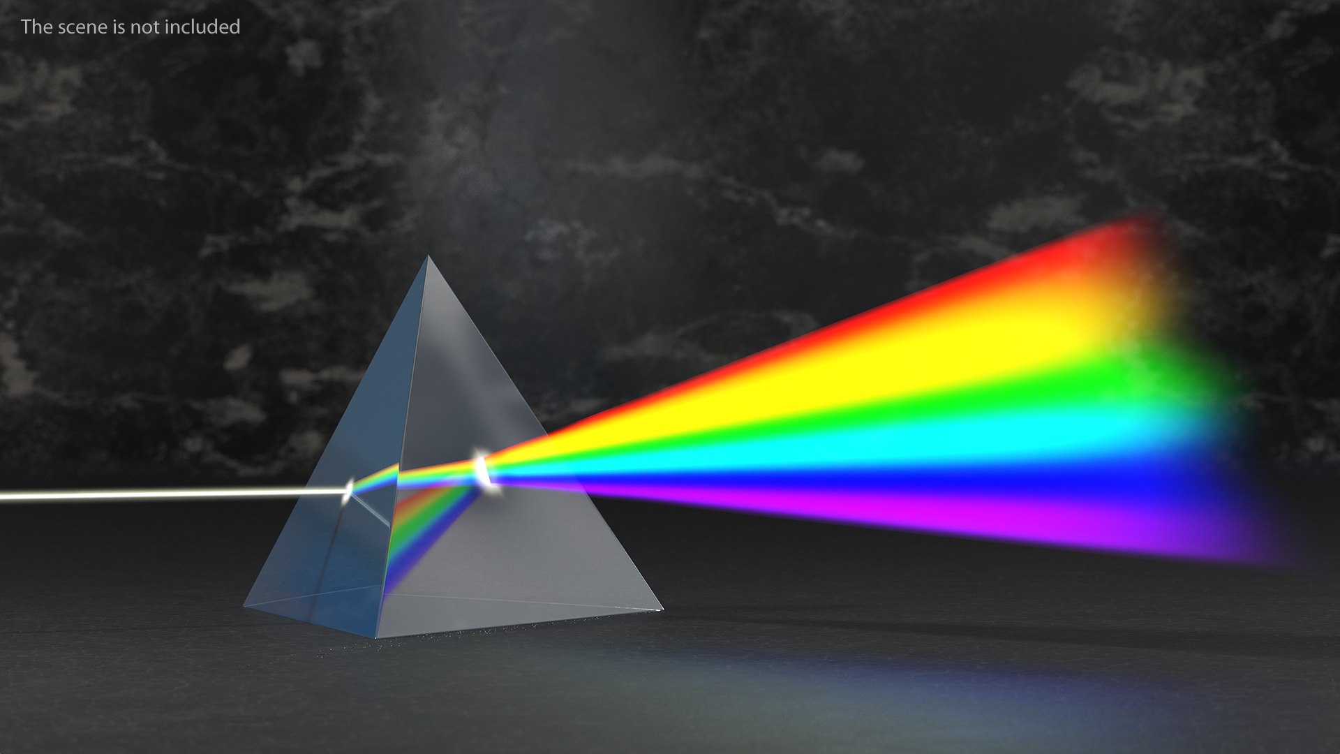 Glass Pyramid Refraction of Light Spectrum 3D model - TurboSquid 1738088