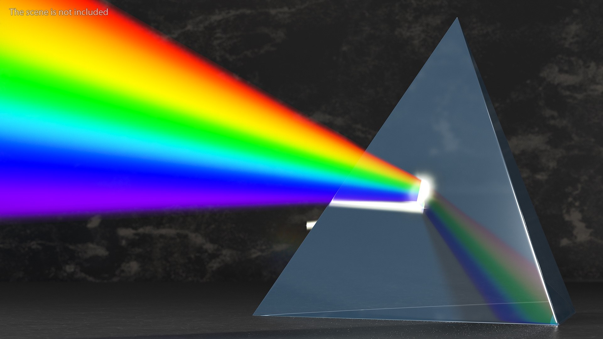 Glass Pyramid Refraction of Light Spectrum 3D model - TurboSquid 1738088