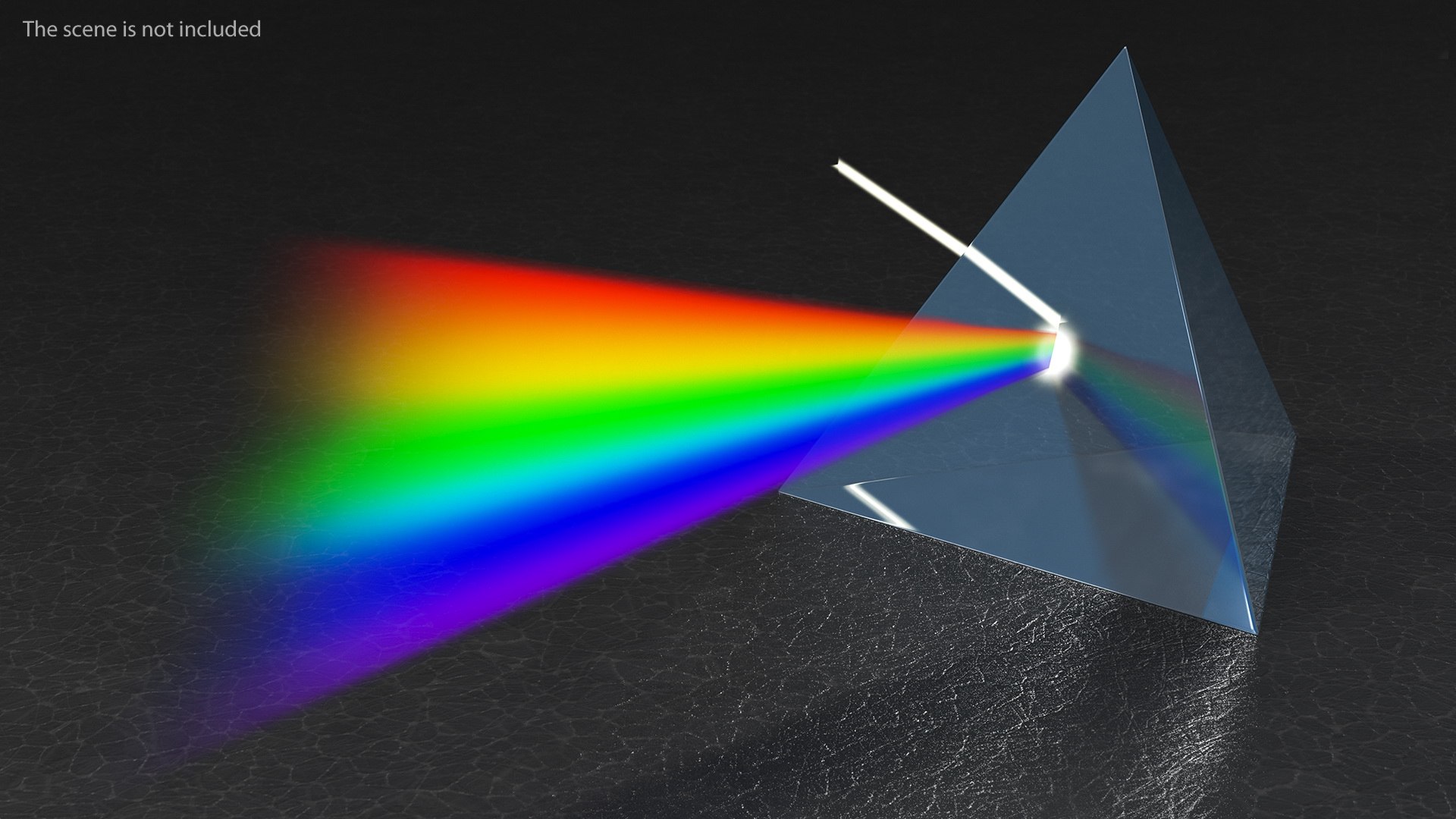 Glass Pyramid Refraction of Light Spectrum 3D model - TurboSquid 1738088