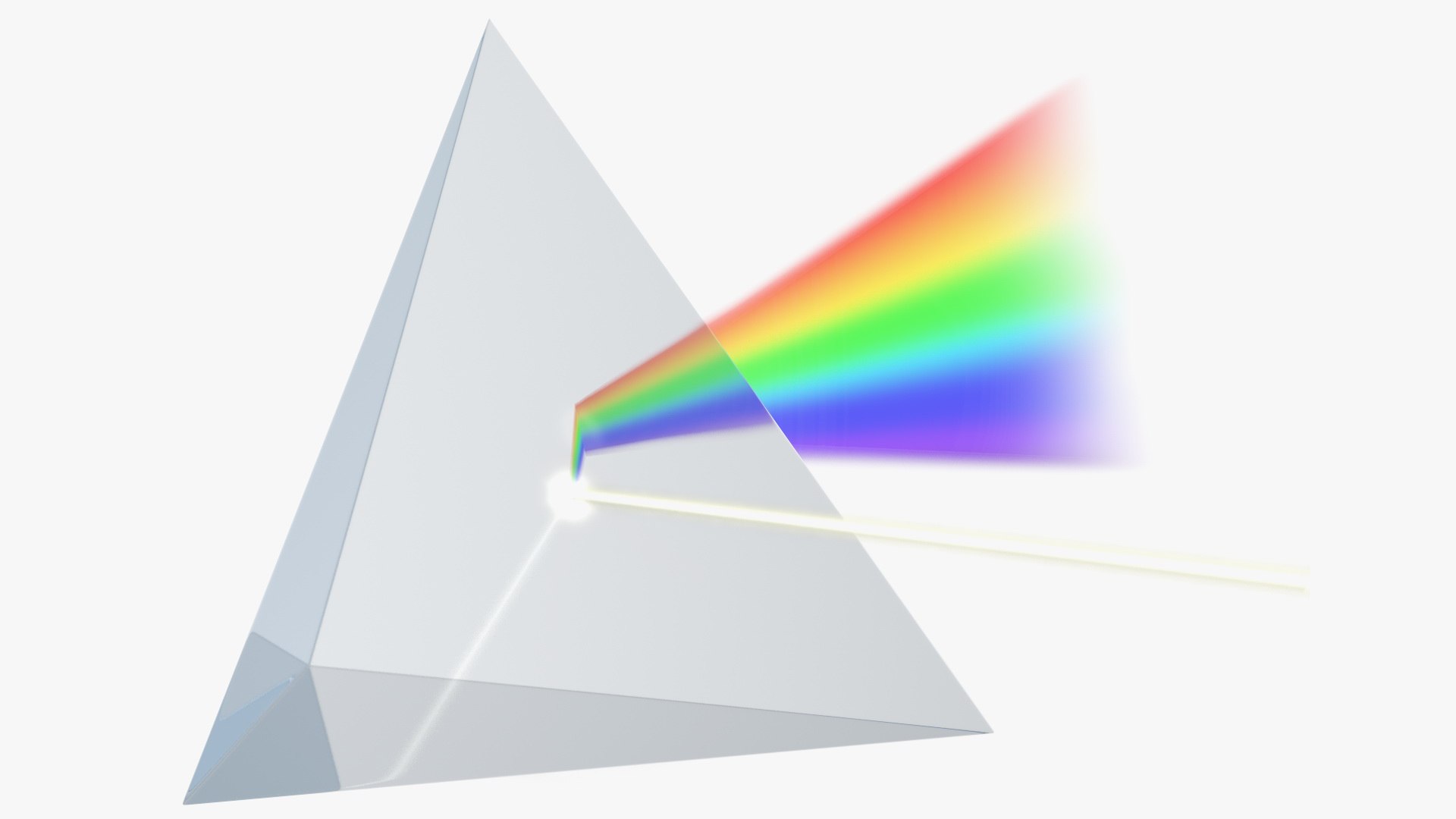 Glass Pyramid Refraction of Light Spectrum 3D model - TurboSquid 1738088