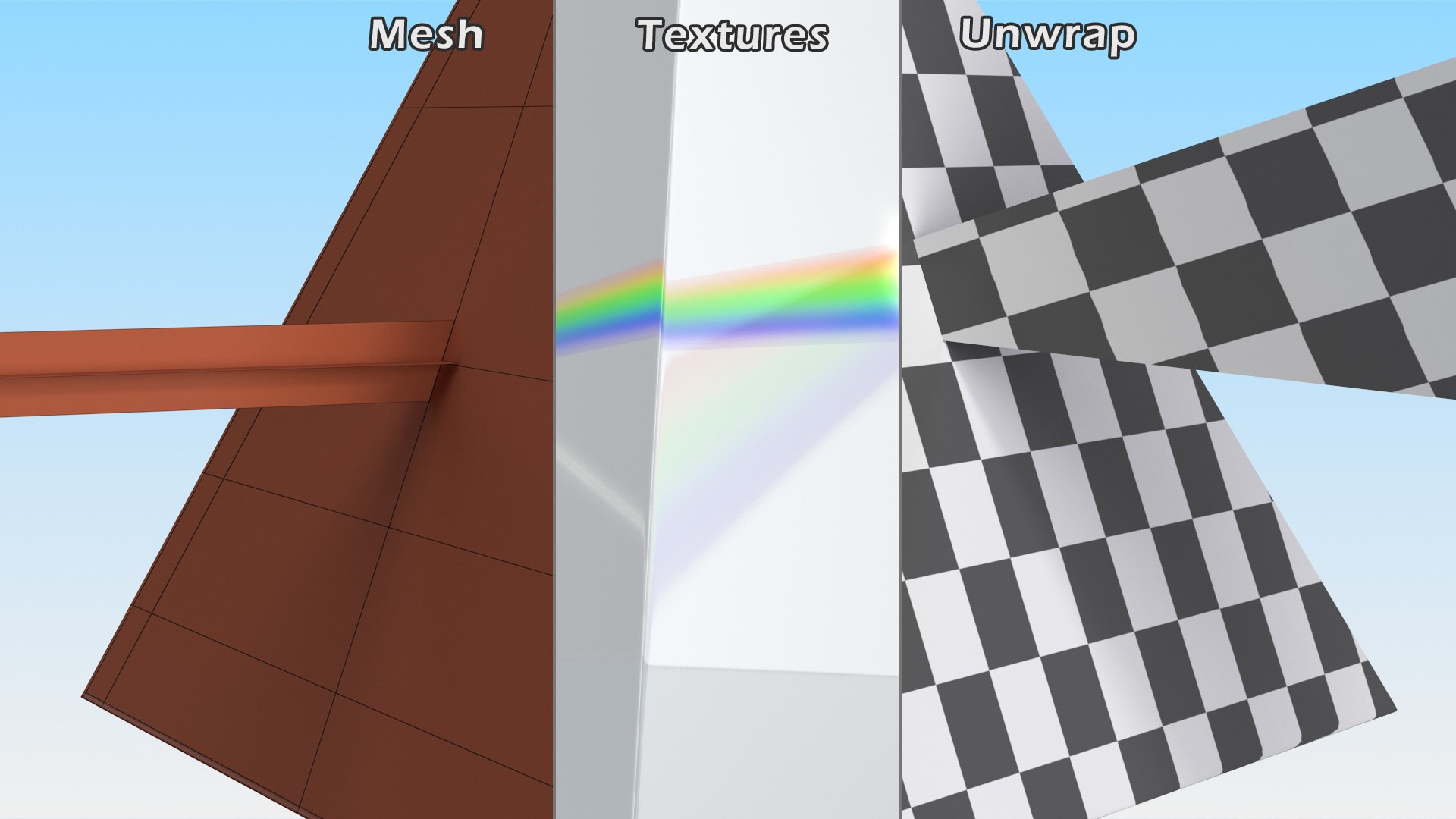 Glass Pyramid Refraction of Light Spectrum 3D model - TurboSquid 1738088