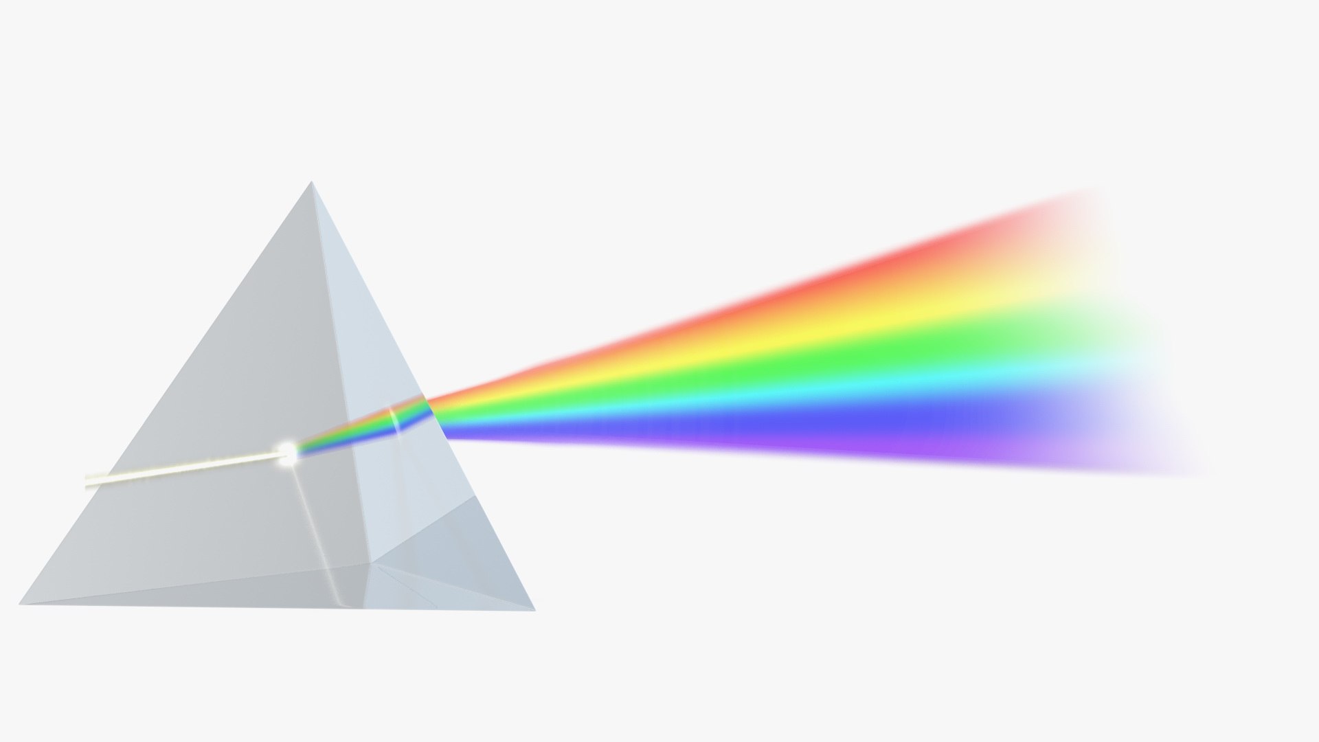 Glass Pyramid Refraction of Light Spectrum 3D model - TurboSquid 1738088