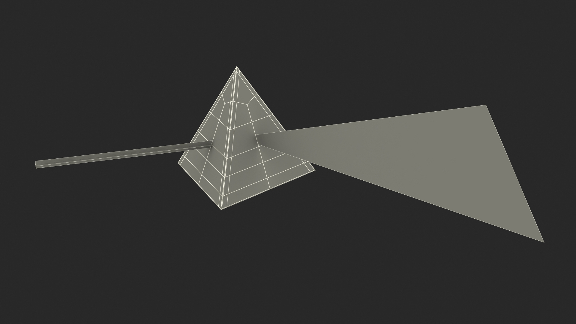 Glass Pyramid Refraction of Light Spectrum 3D model - TurboSquid 1738088