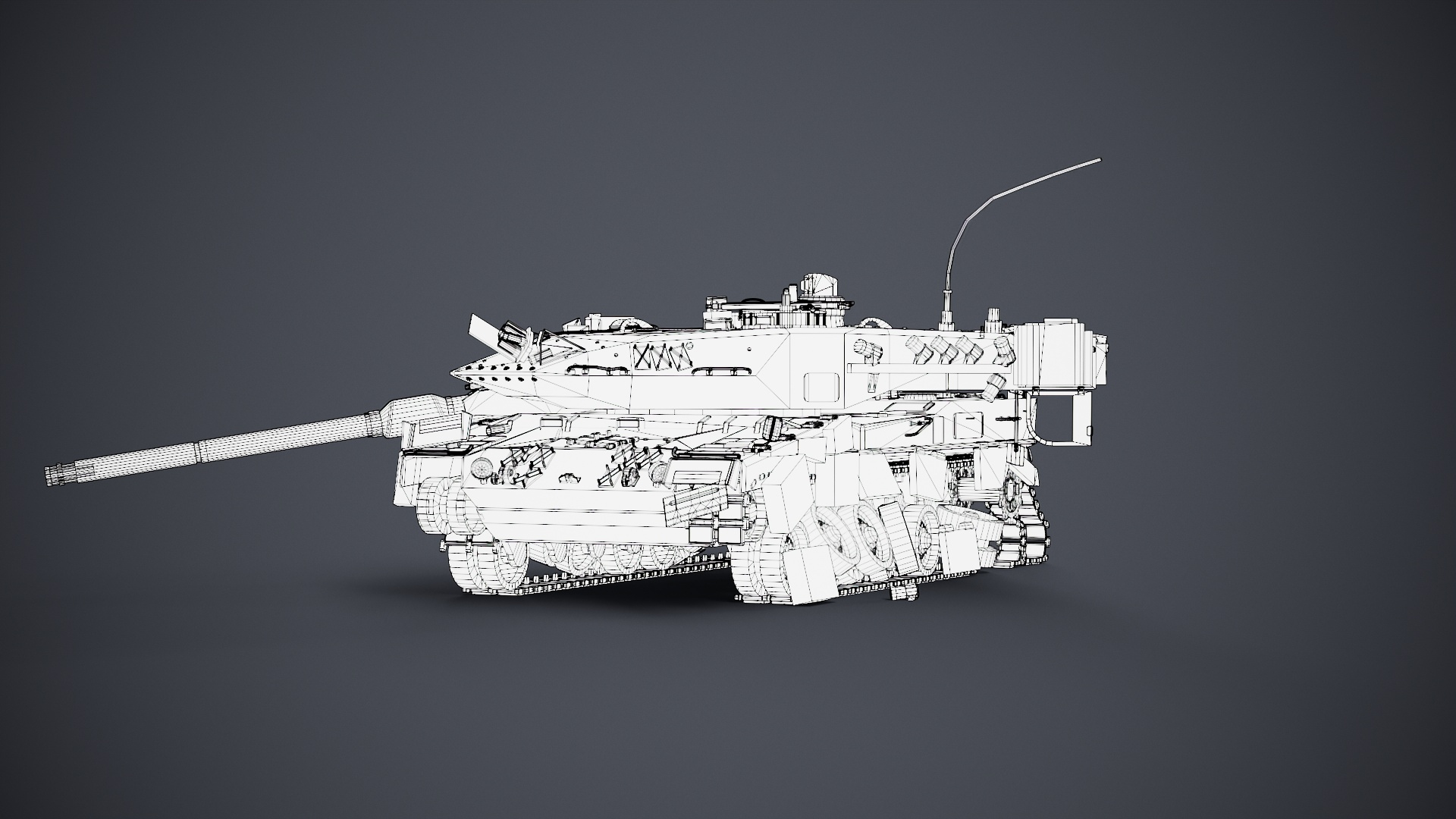 3D model Leopard 2A7 Tank Destroyed - TurboSquid 2162796