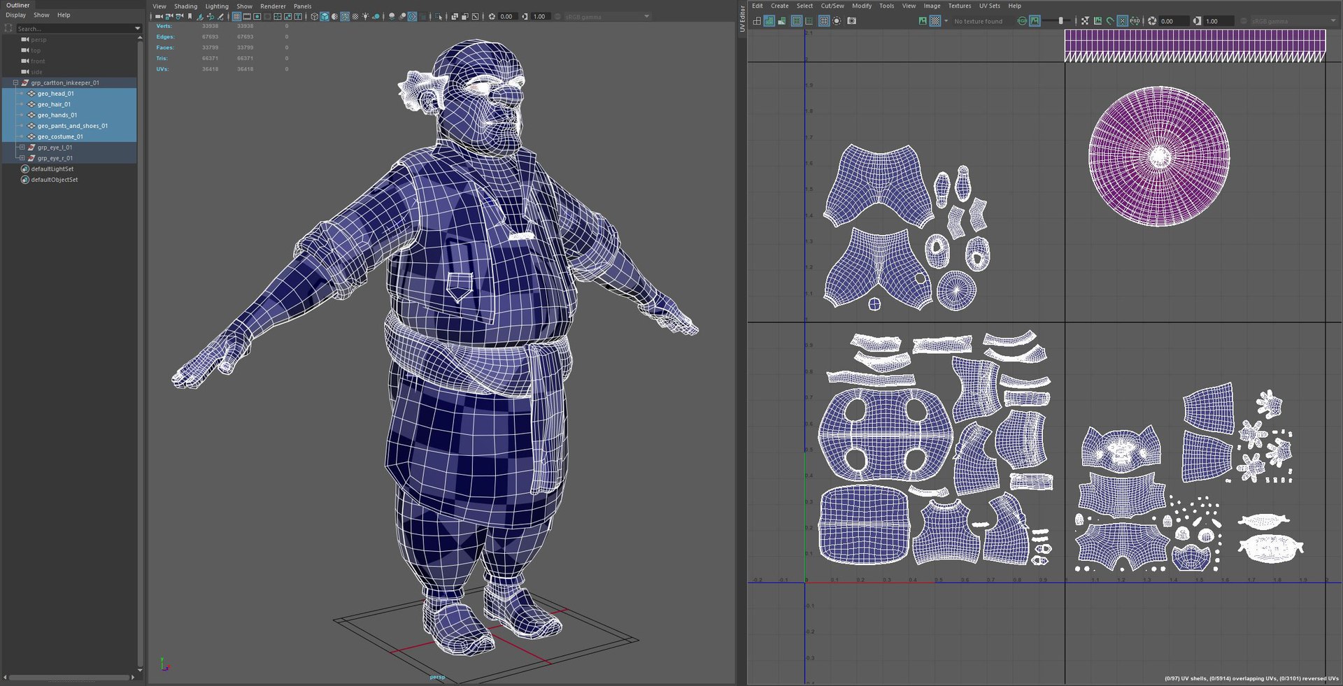 3D Model Inkeeper Uv Ready - TurboSquid 1613209