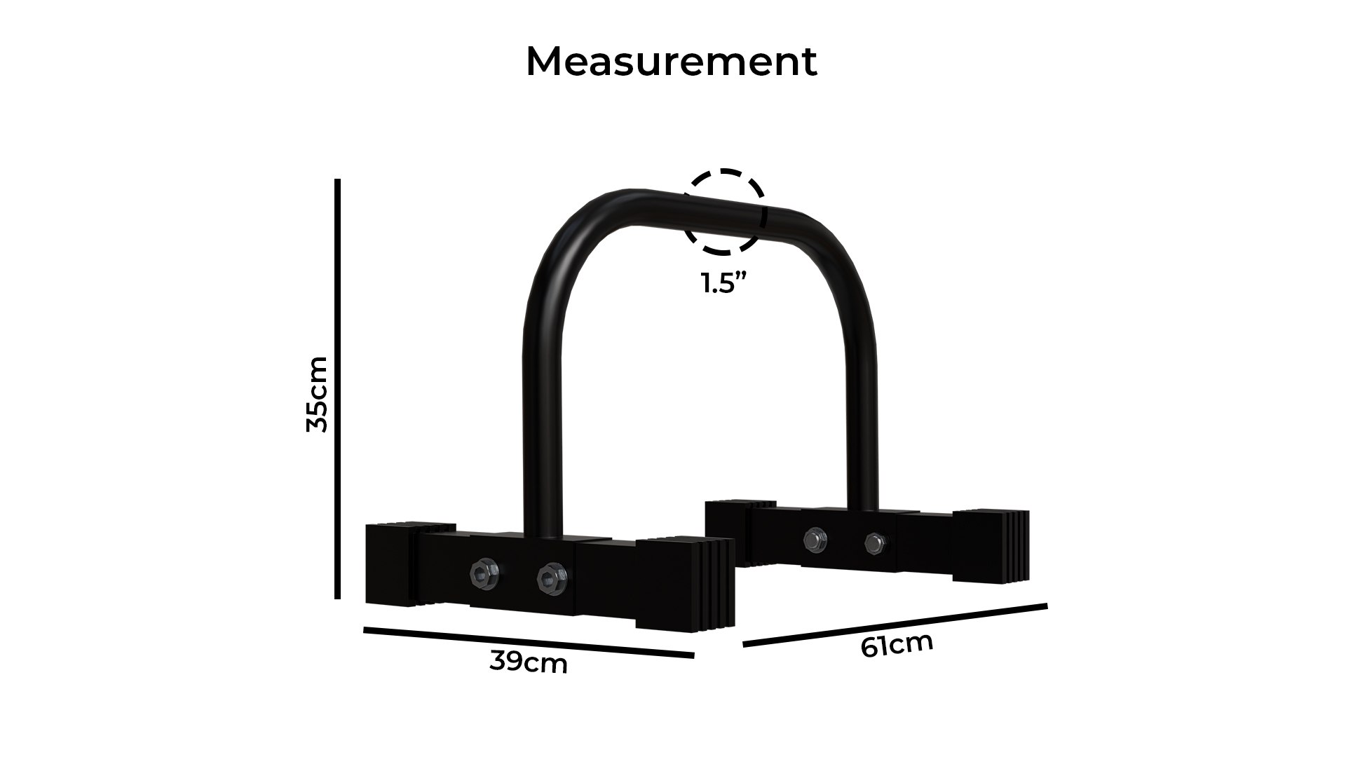 3D Realistic Metal Parallettes Model - TurboSquid 2354828