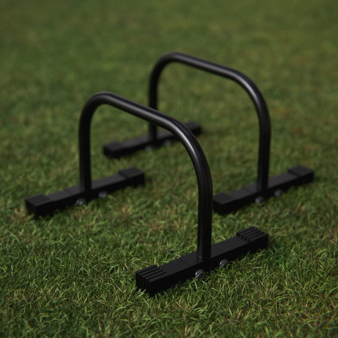 3D Realistic Metal Parallettes Model - TurboSquid 2354828