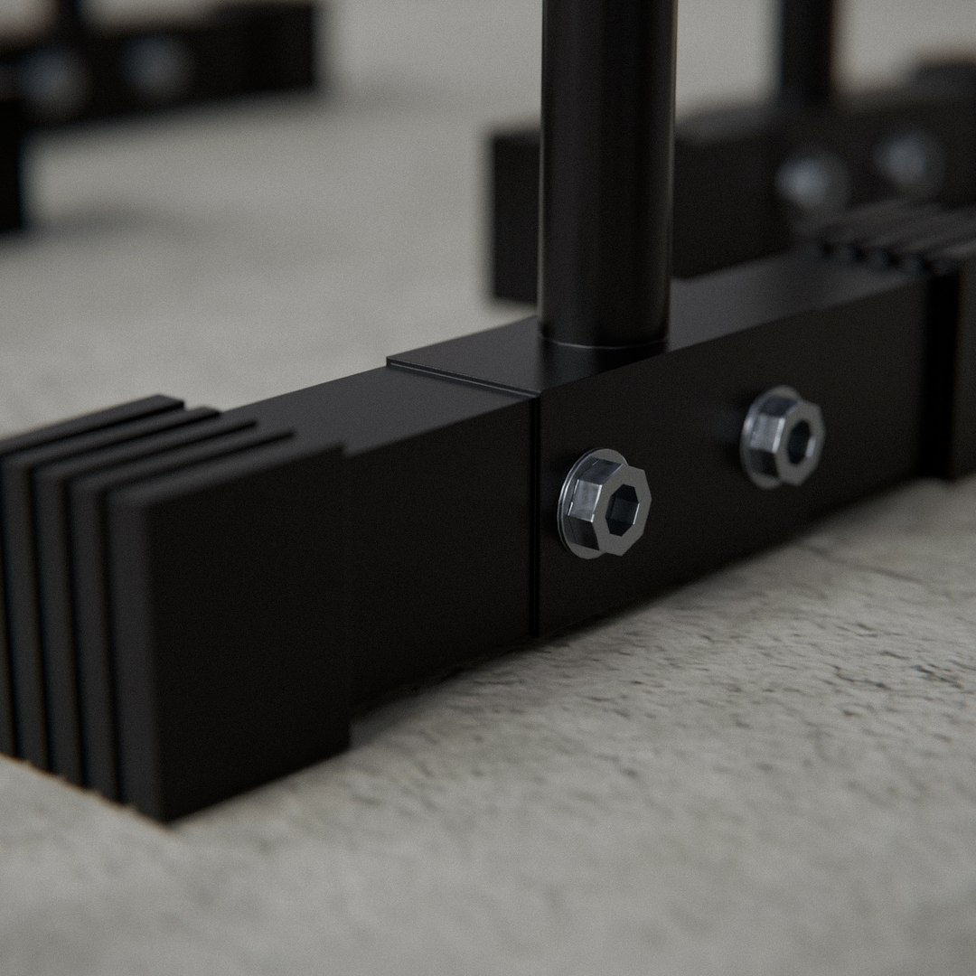 3D Realistic Metal Parallettes Model - TurboSquid 2354828