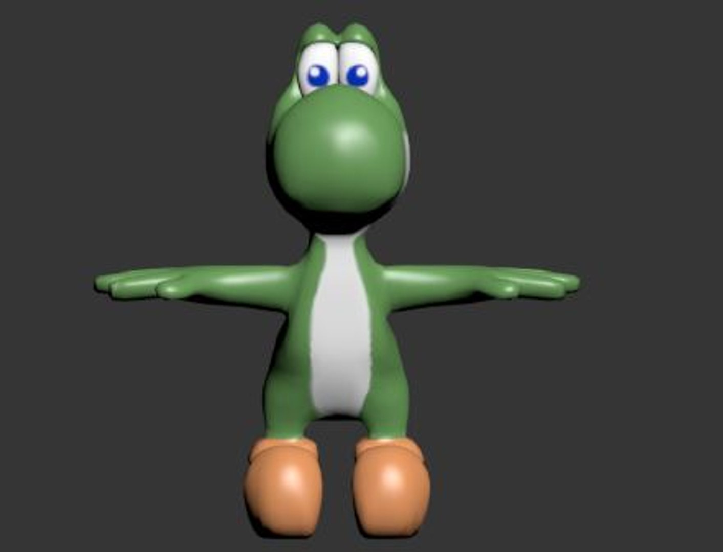 3D Yoshi Model - TurboSquid 1361549