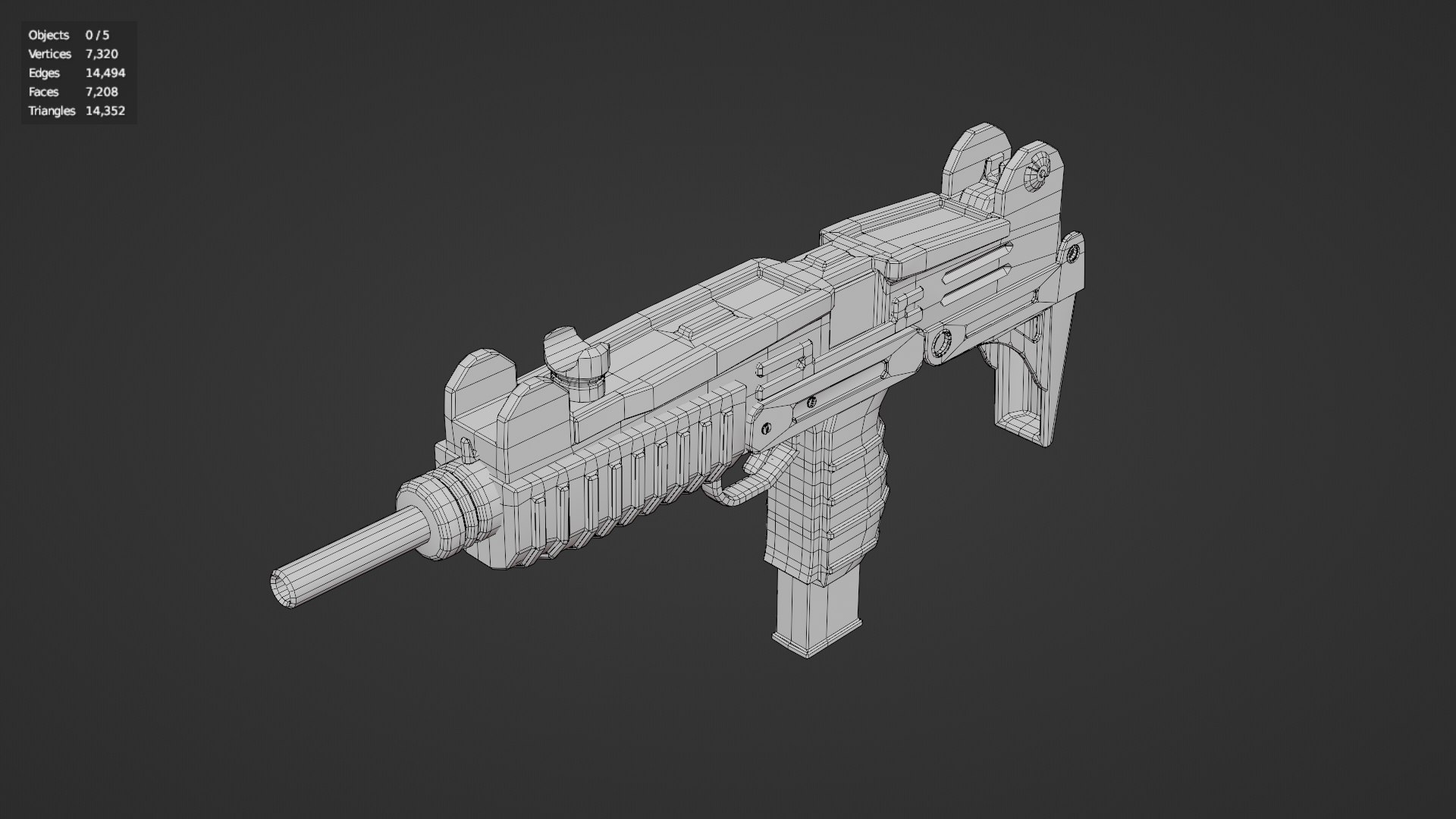 Uzi With Bullet 3D Model - TurboSquid 2008676