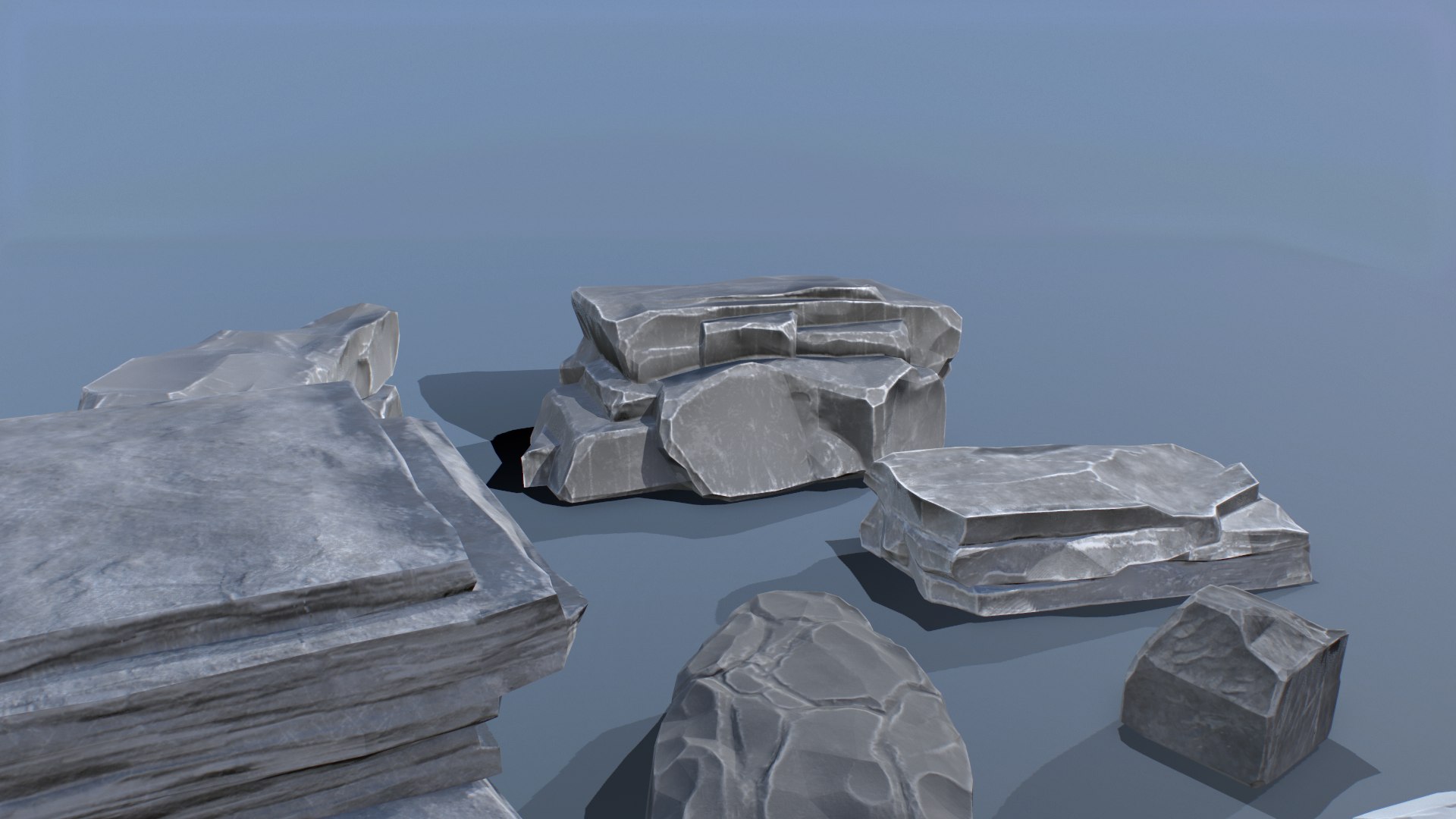 Random rock stones 3D - TurboSquid 1216354