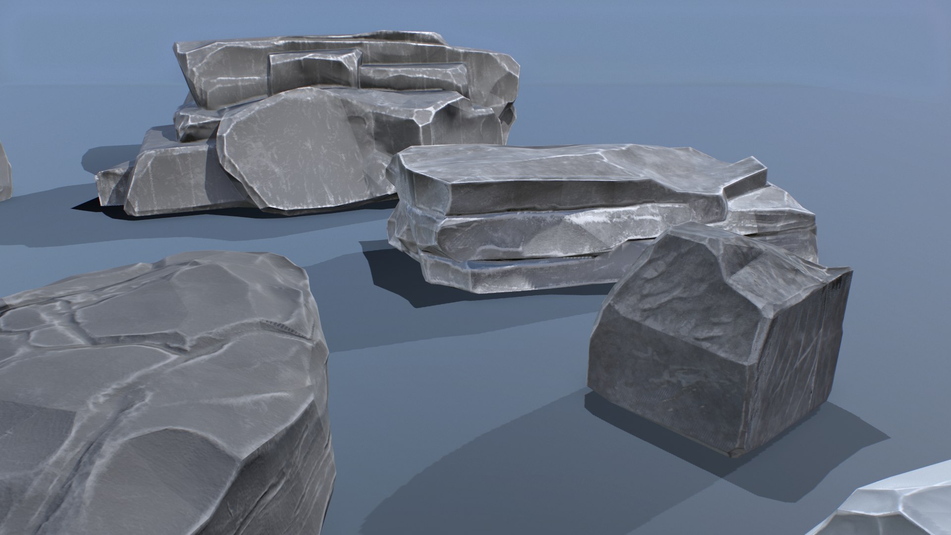 Random rock stones 3D - TurboSquid 1216354