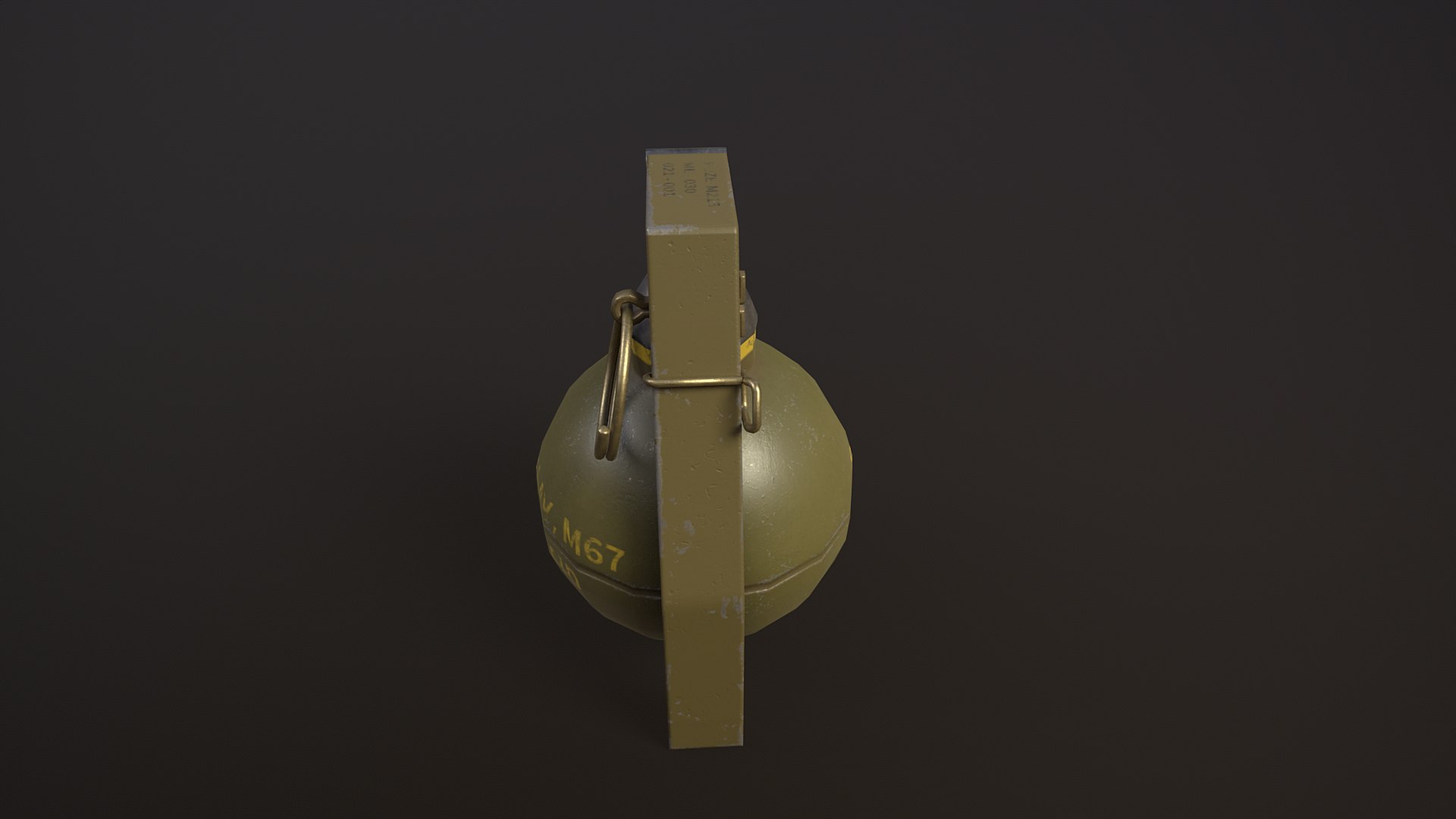 Grenade M67 3D Model - TurboSquid 2070856