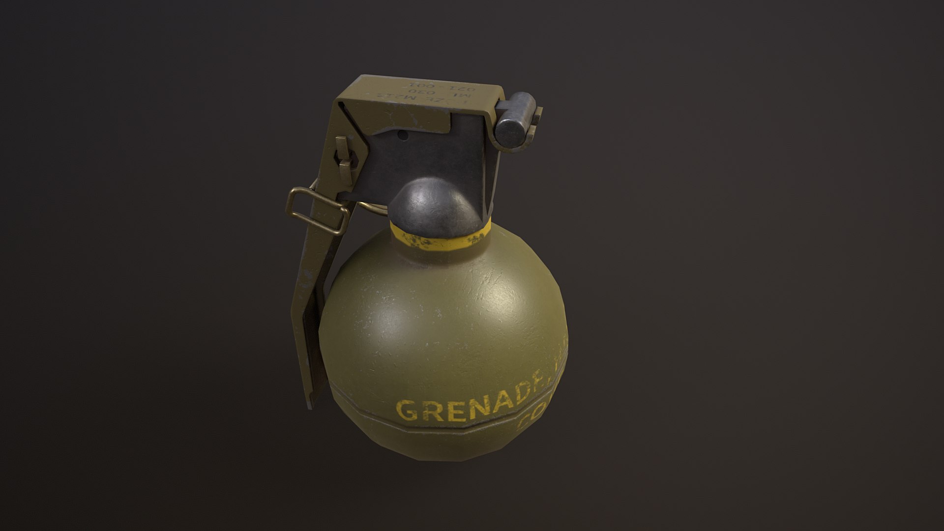 Grenade M67 3D Model - TurboSquid 2070856