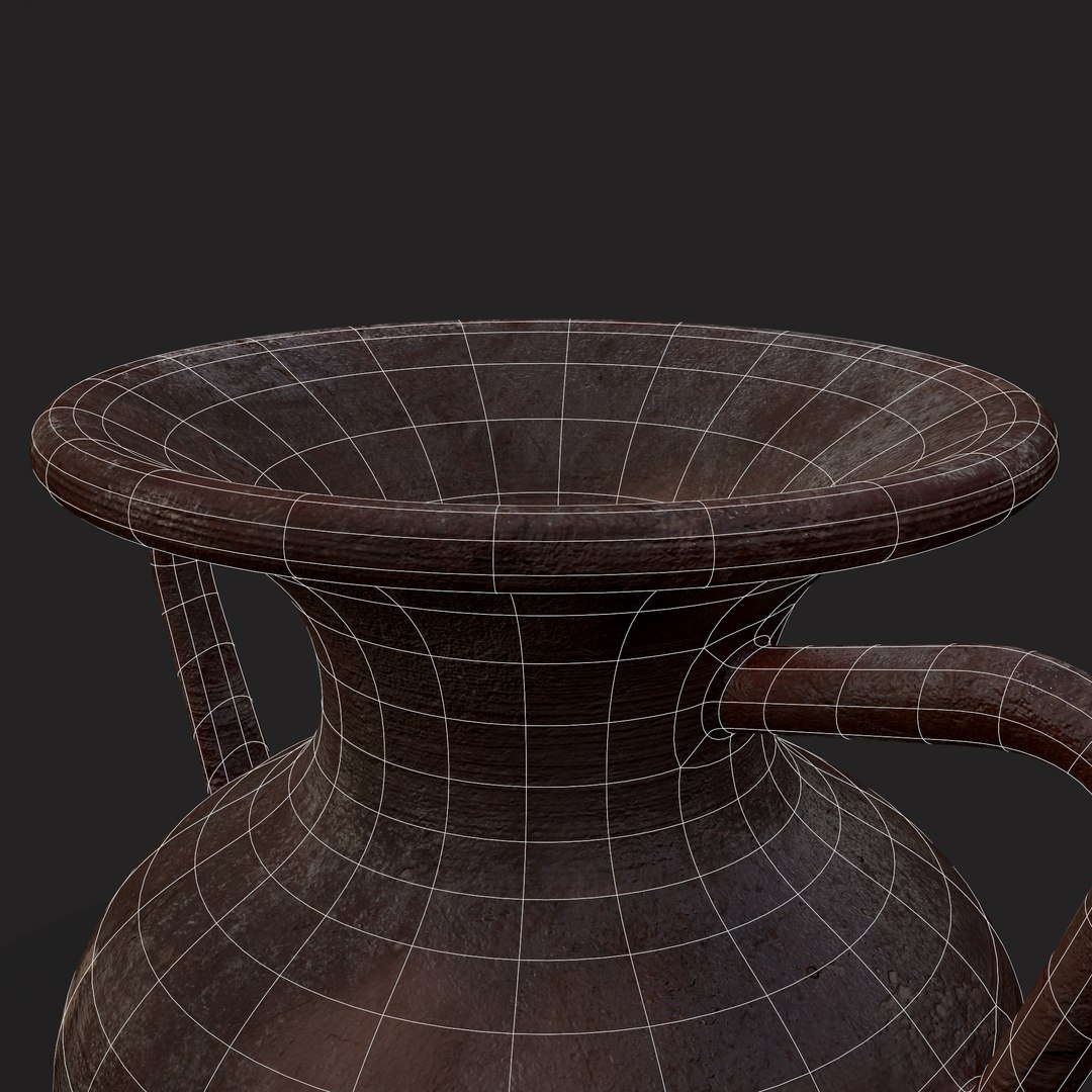 Old Clay Hydria Amphora 3D Model - TurboSquid 1908895