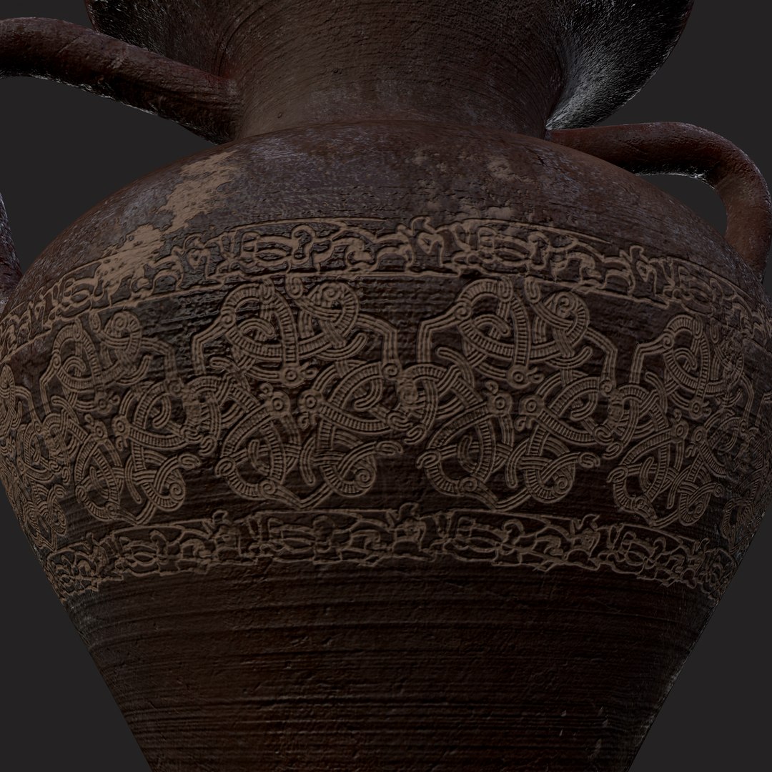 Old Clay Hydria Amphora 3D Model - TurboSquid 1908895