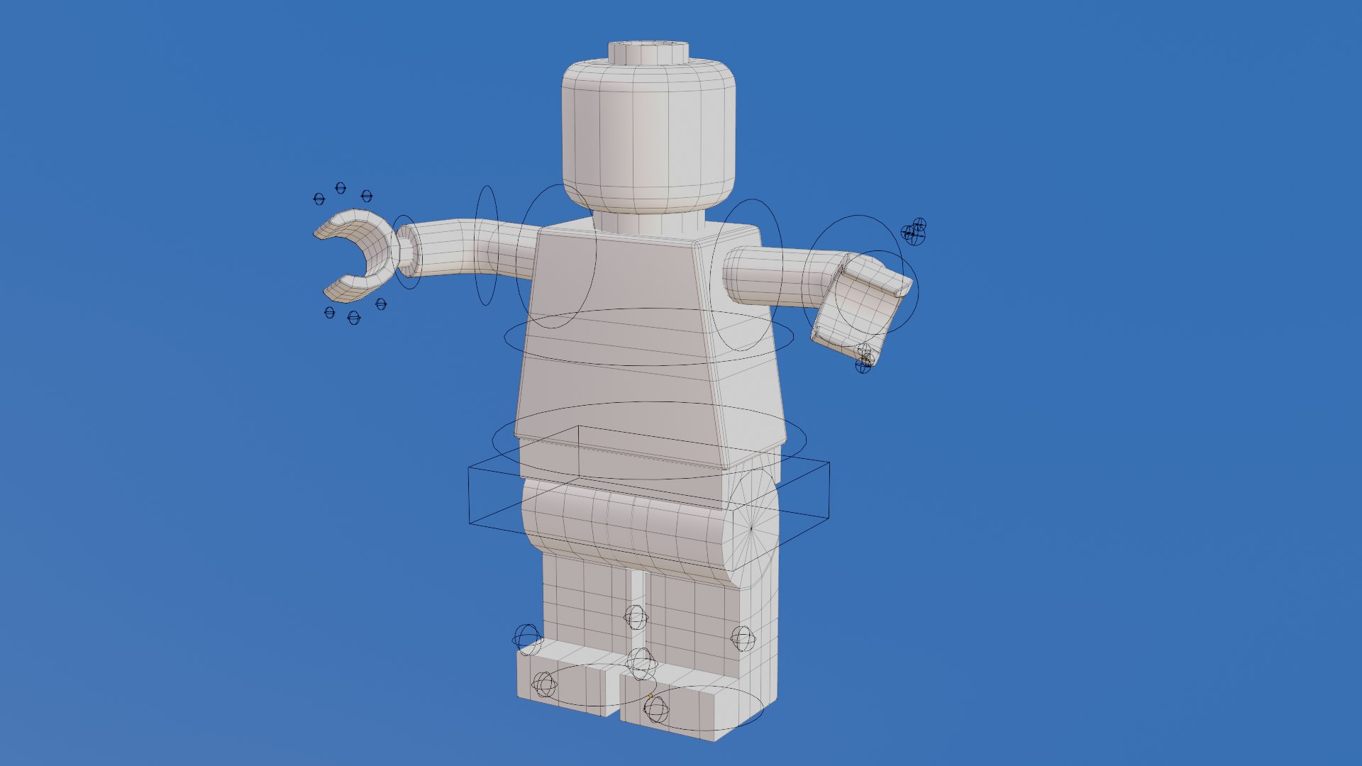 3D Model LEGO - Character BASE Rigged - TurboSquid 2242912