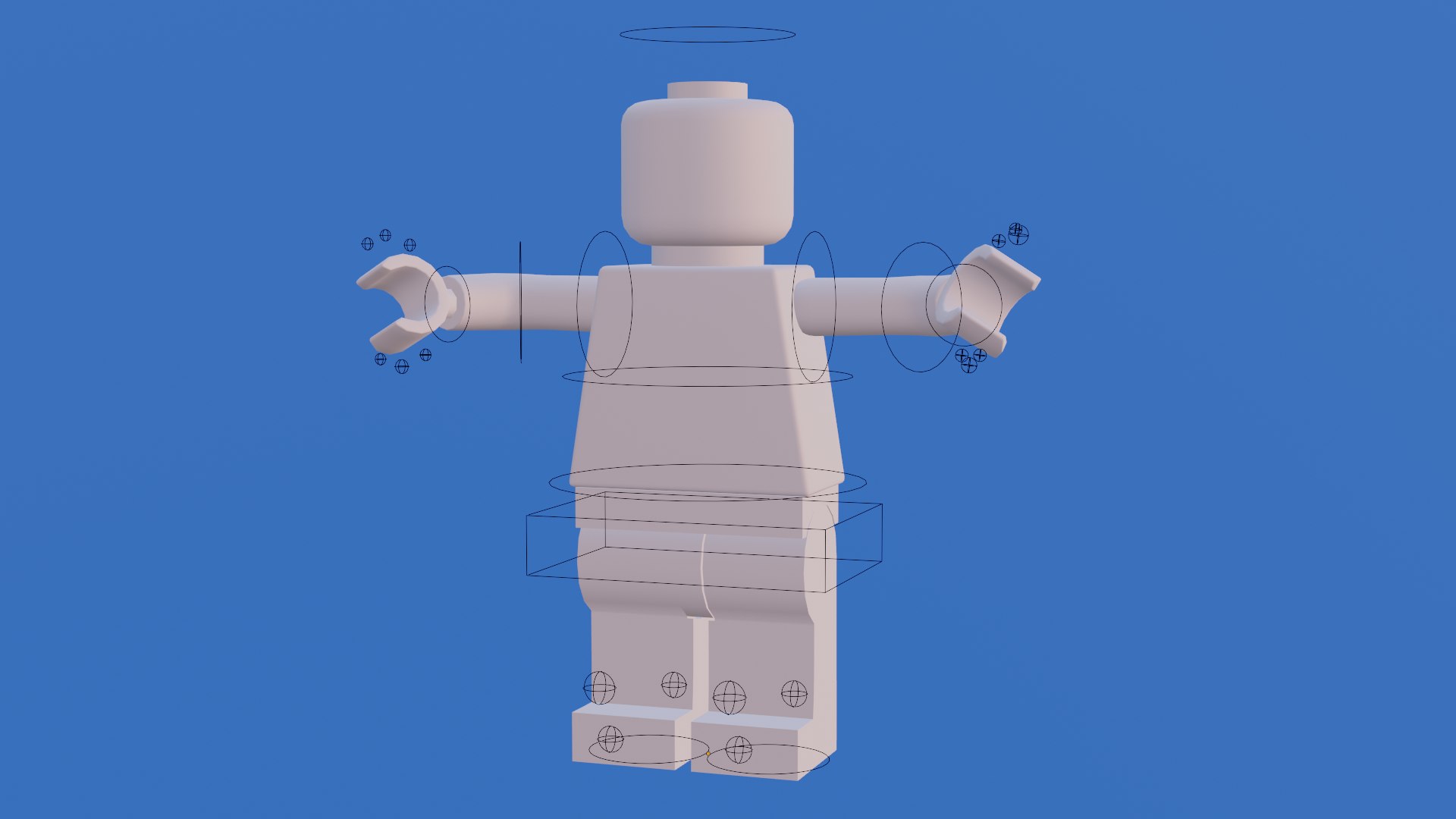 3D Model LEGO - Character BASE Rigged - TurboSquid 2242912