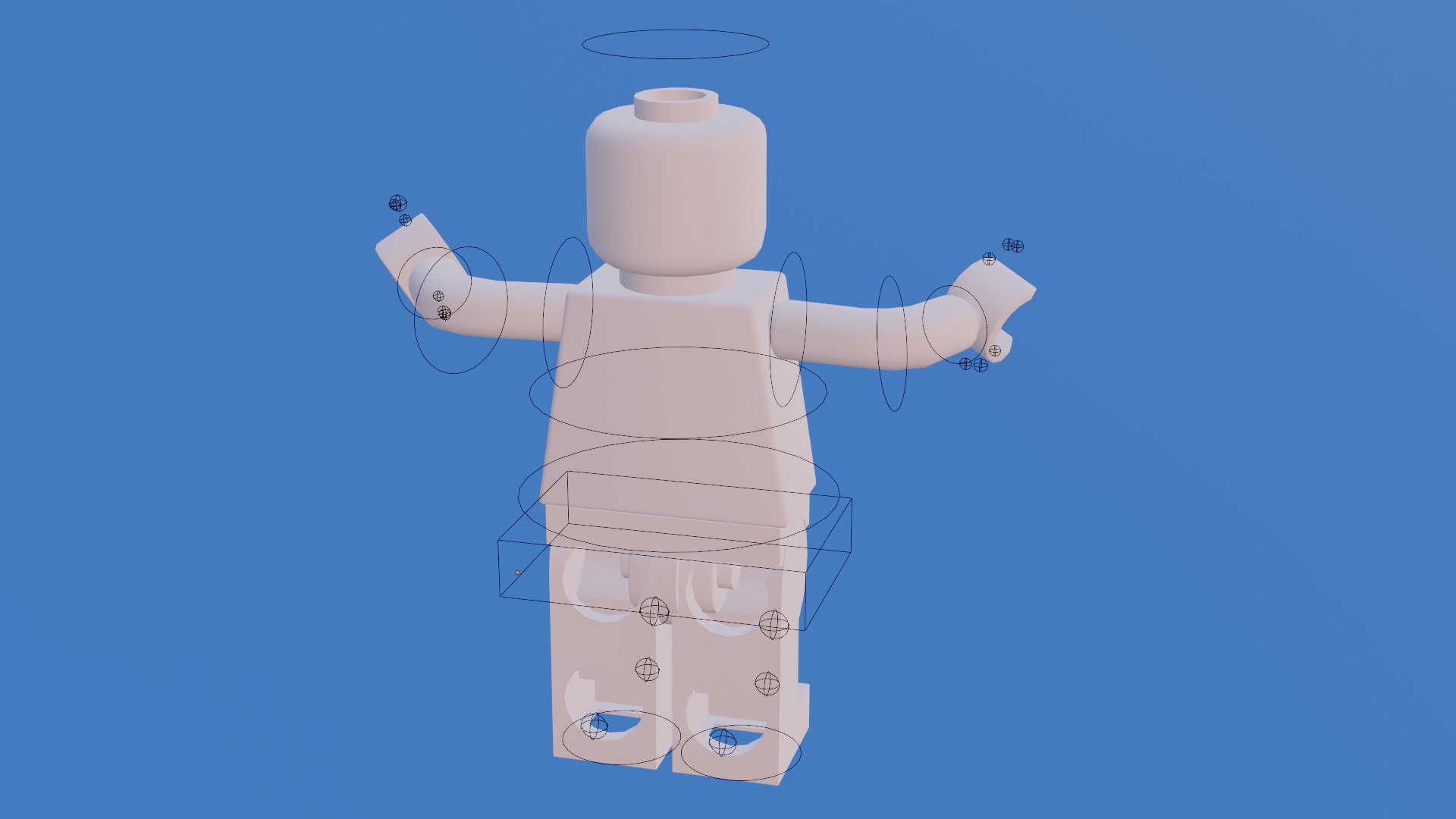 3D Model LEGO - Character BASE Rigged - TurboSquid 2242912