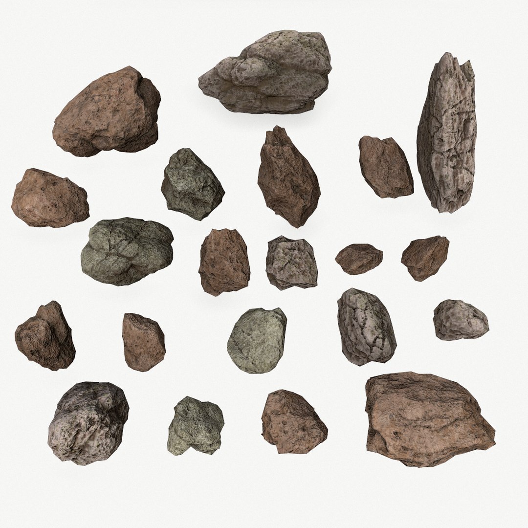 3D Rocks - TurboSquid 2120739