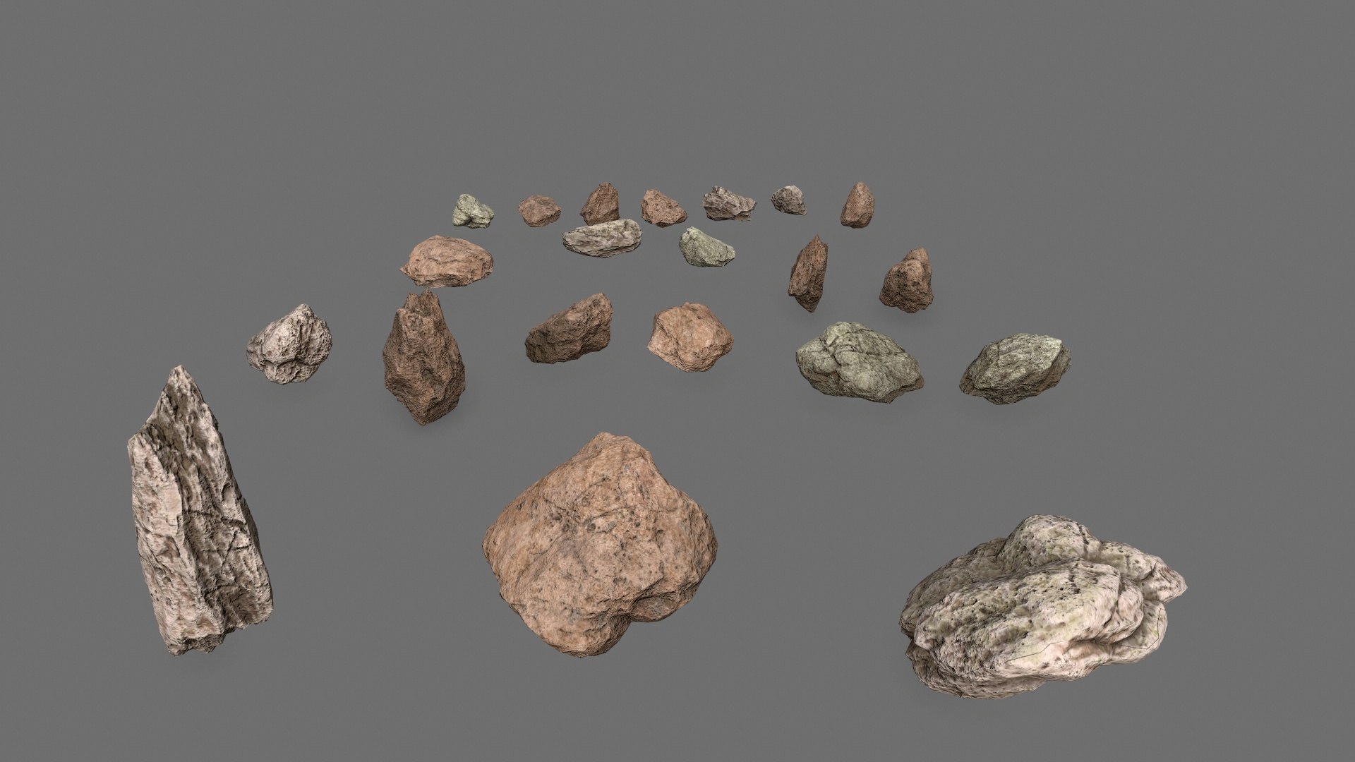 3D Rocks - TurboSquid 2120739