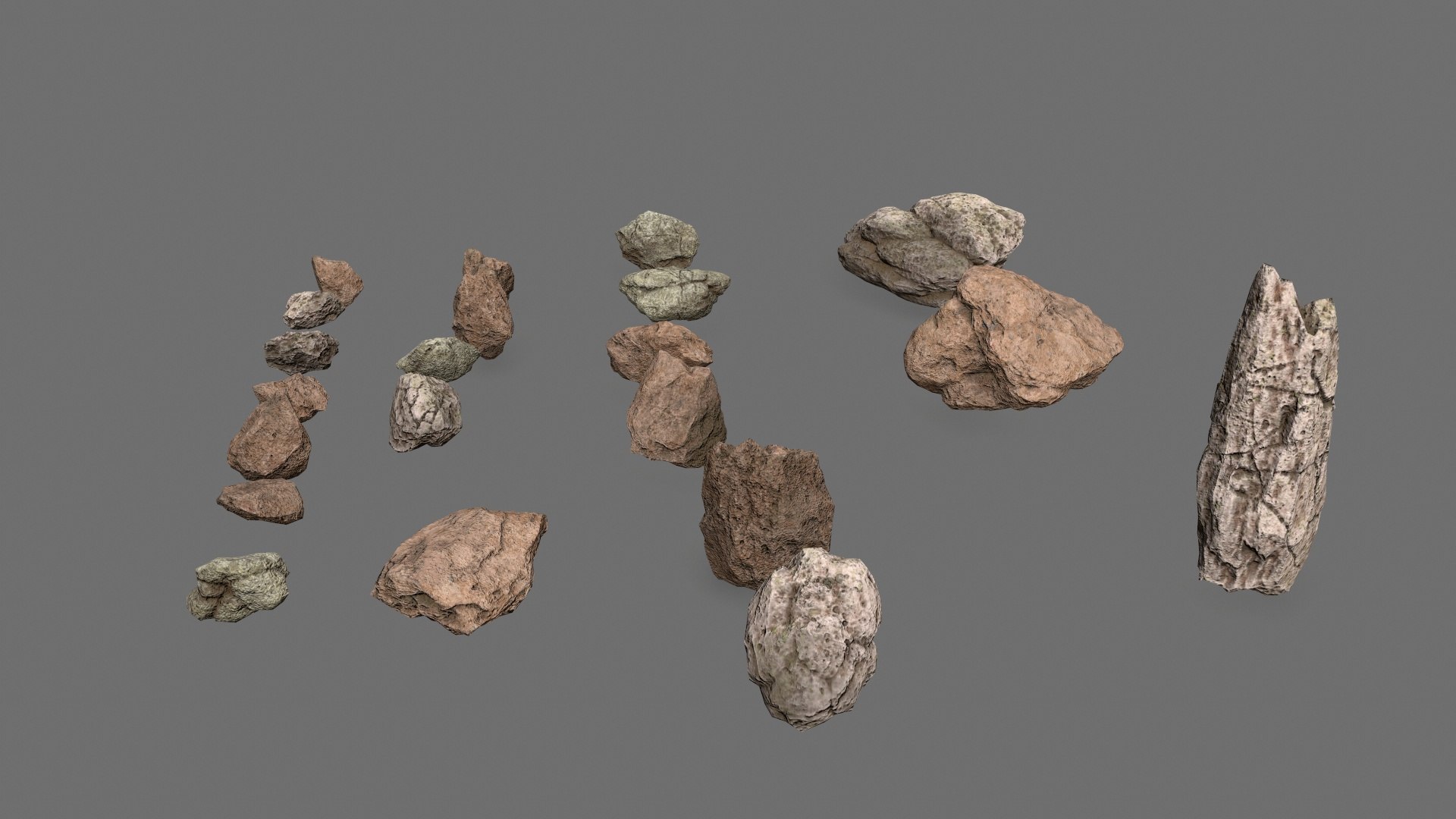 3D Rocks - TurboSquid 2120739