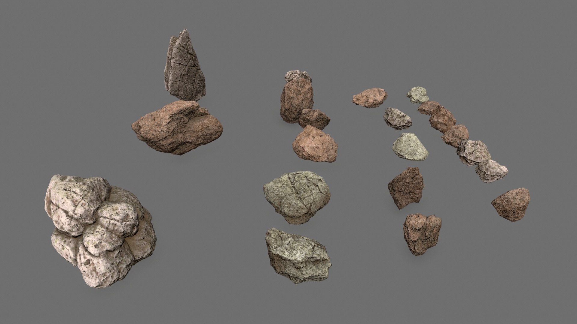 3D Rocks - TurboSquid 2120739