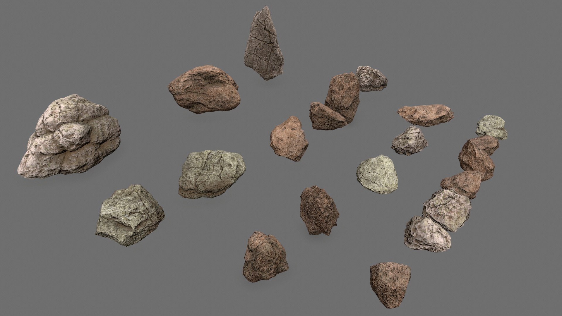 3D Rocks - TurboSquid 2120739
