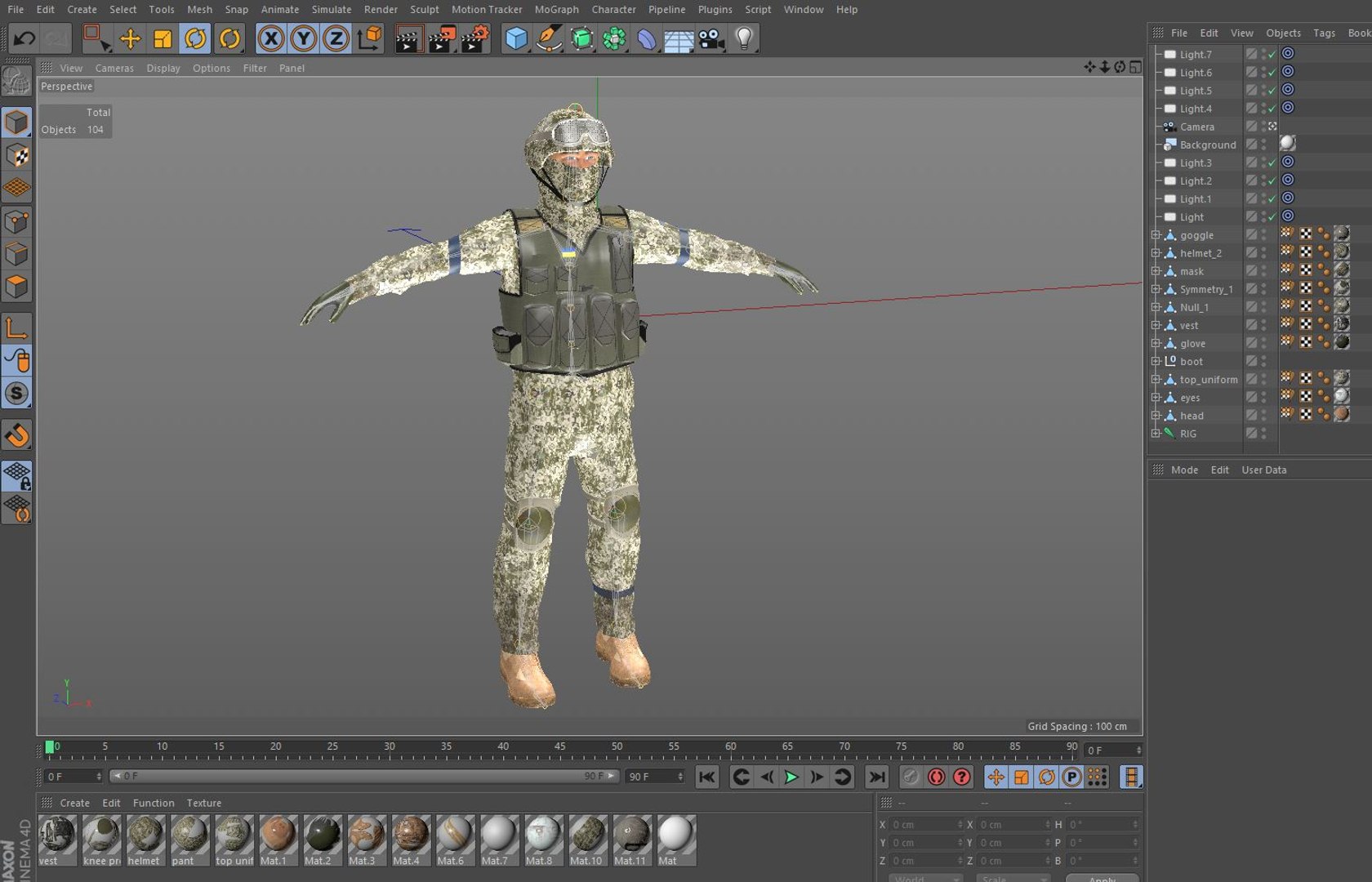 Rigged Ukrainian Army Soldier 3D Model - TurboSquid 2156741