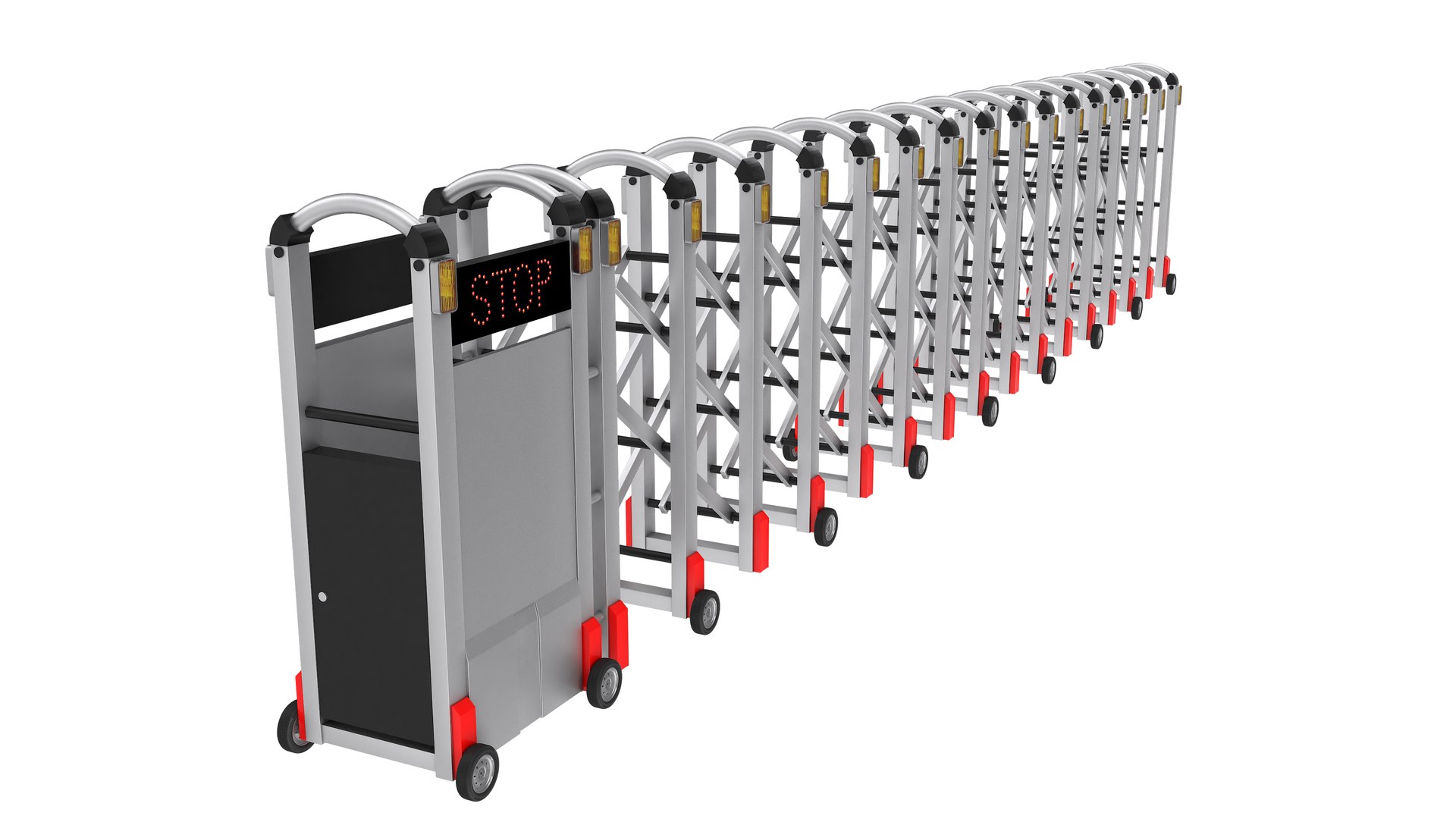 Electric Sliding Retractable Gate 3D - TurboSquid 2282638