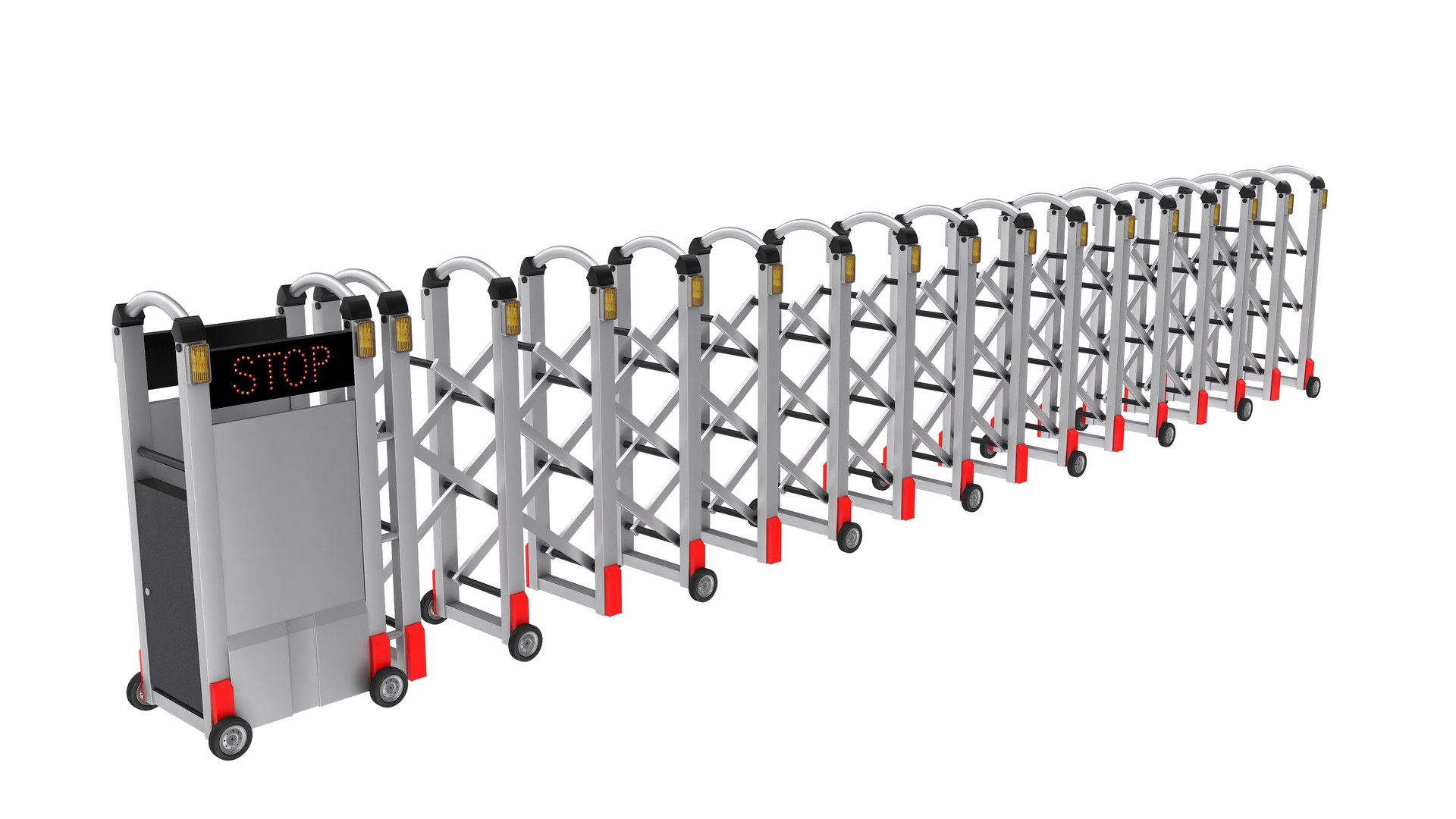 Electric Sliding Retractable Gate 3D - TurboSquid 2282638