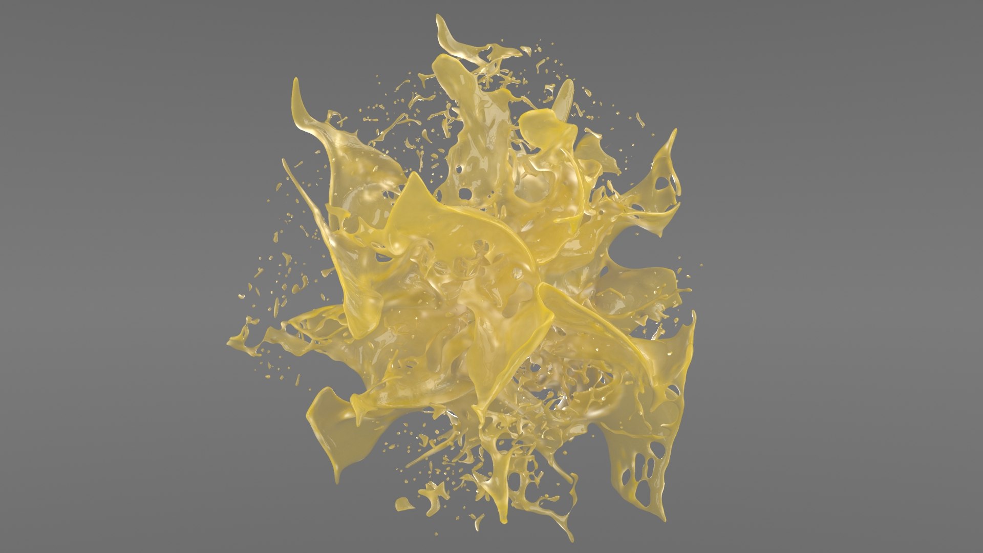 3D liquid splash realflow flow - TurboSquid 1448684