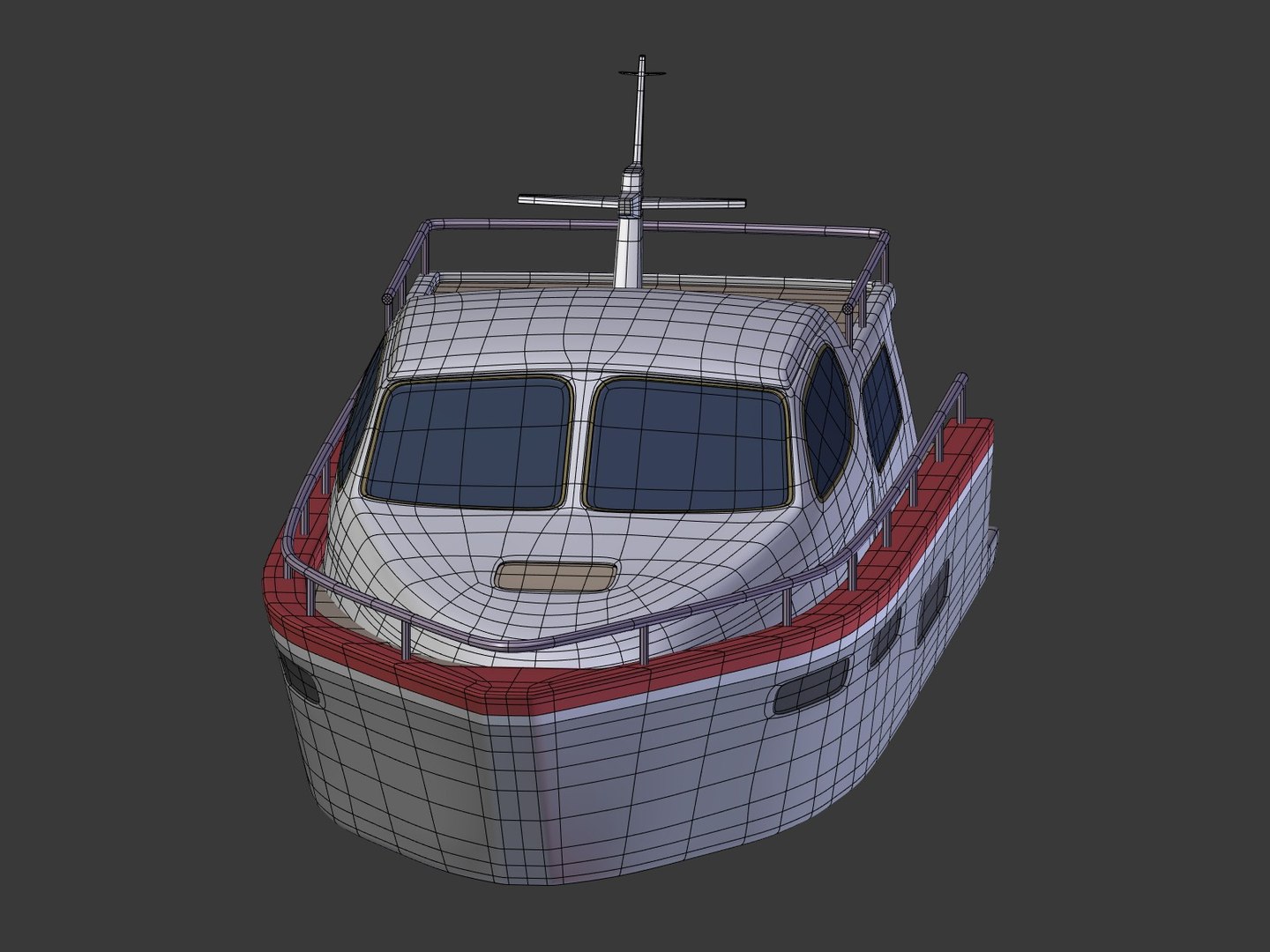 Yacht Vessel Boat 3D Model - TurboSquid 1611339