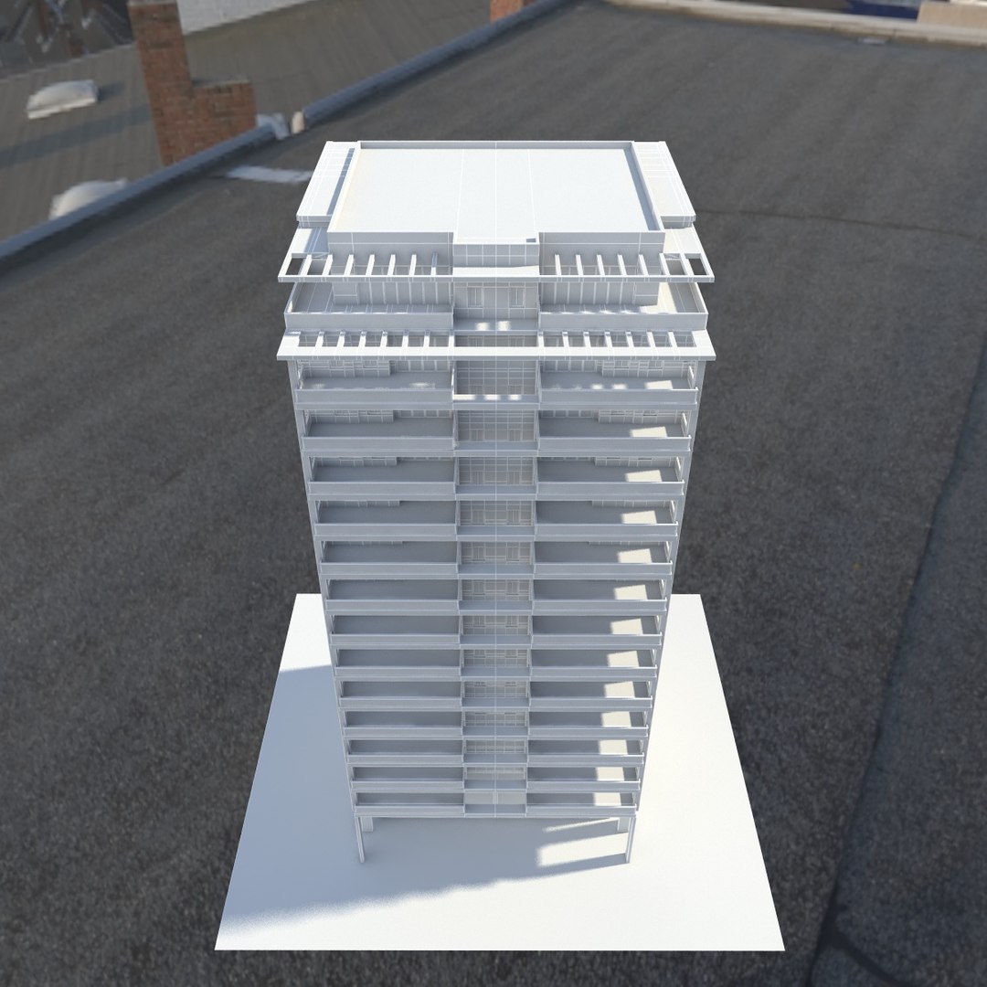 Building Aviv 3d Model