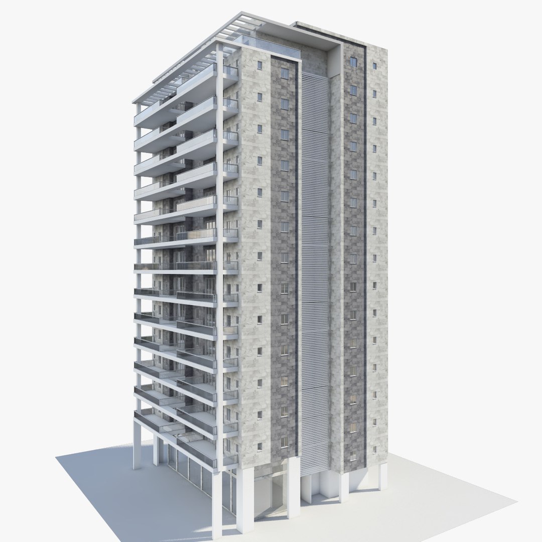 Building Aviv 3d Model