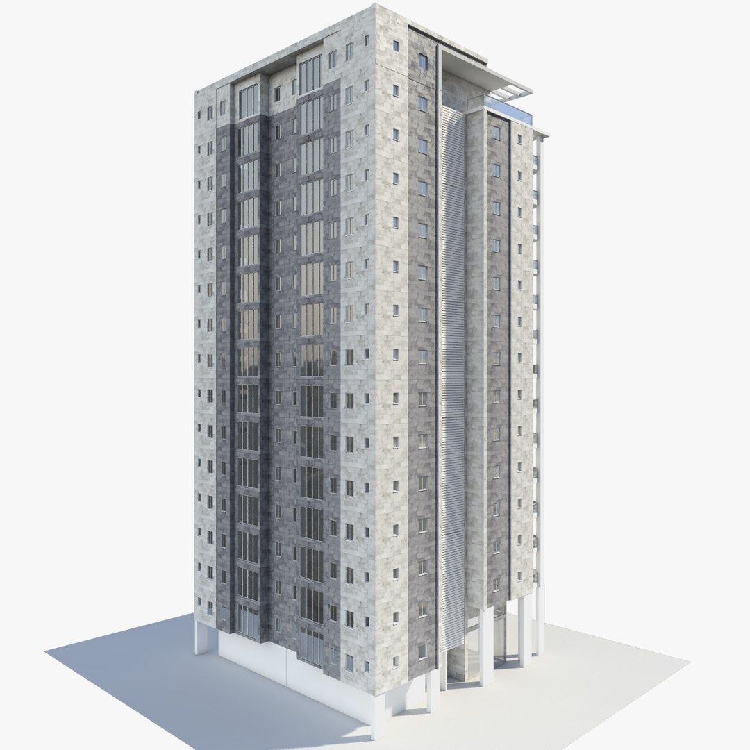 Building Aviv 3d Model