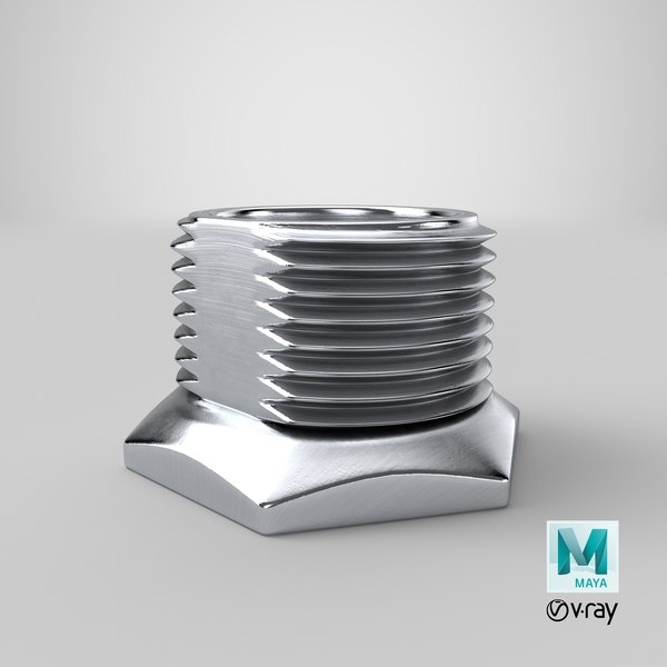 Threaded fitting 3D model - TurboSquid 1410828