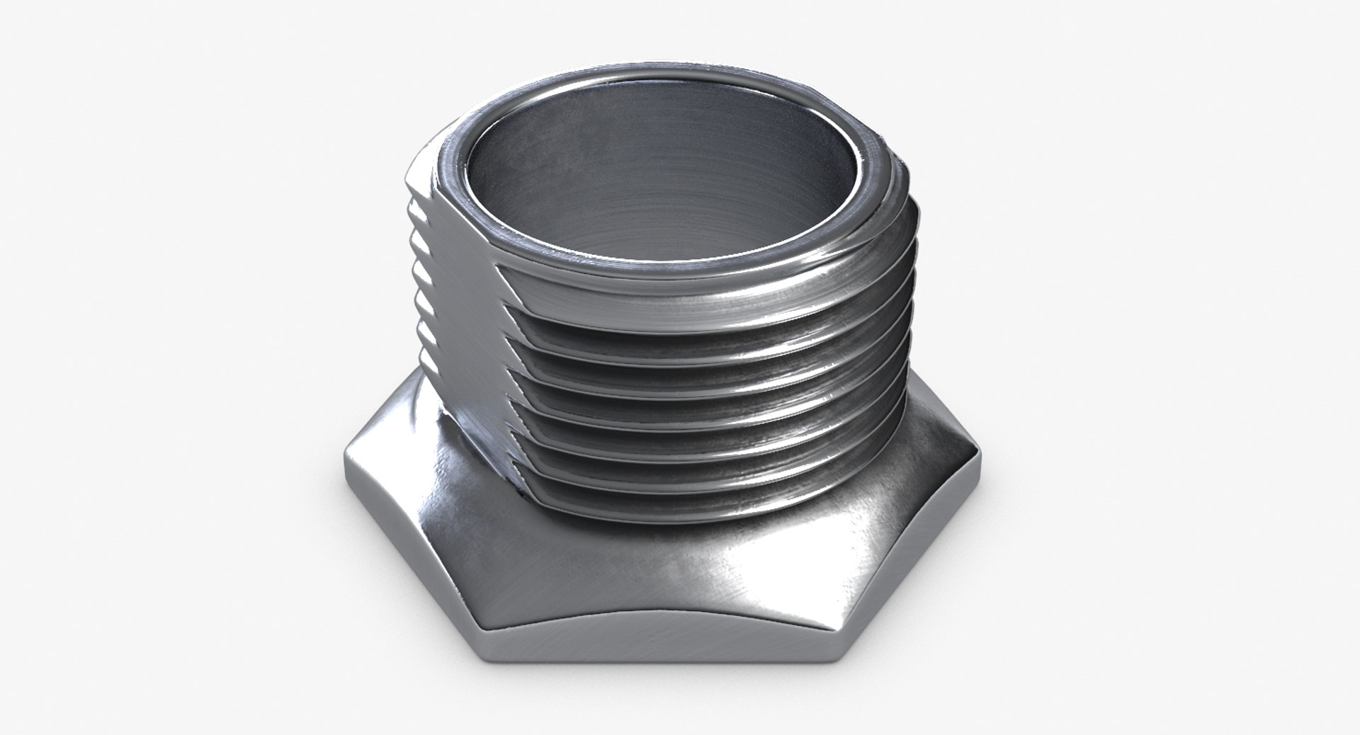 Threaded Fitting 3D Model - TurboSquid 1410828