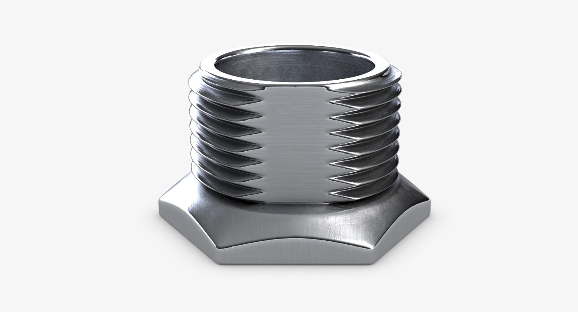 Threaded Fitting 3D Model - TurboSquid 1410828