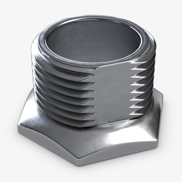 Threaded fitting 3D model - TurboSquid 1410828