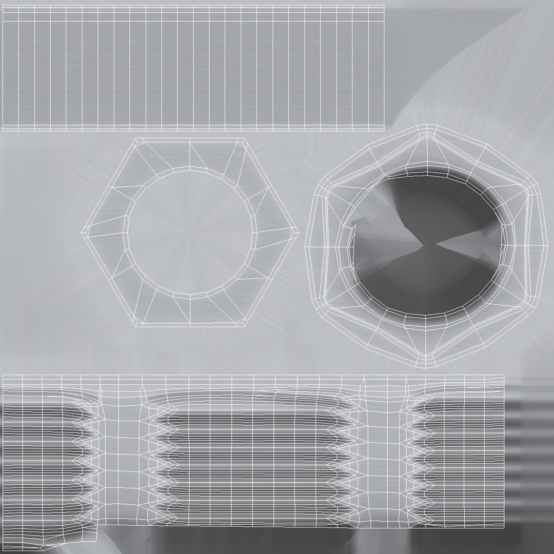 Threaded Fitting 3D Model - TurboSquid 1410828