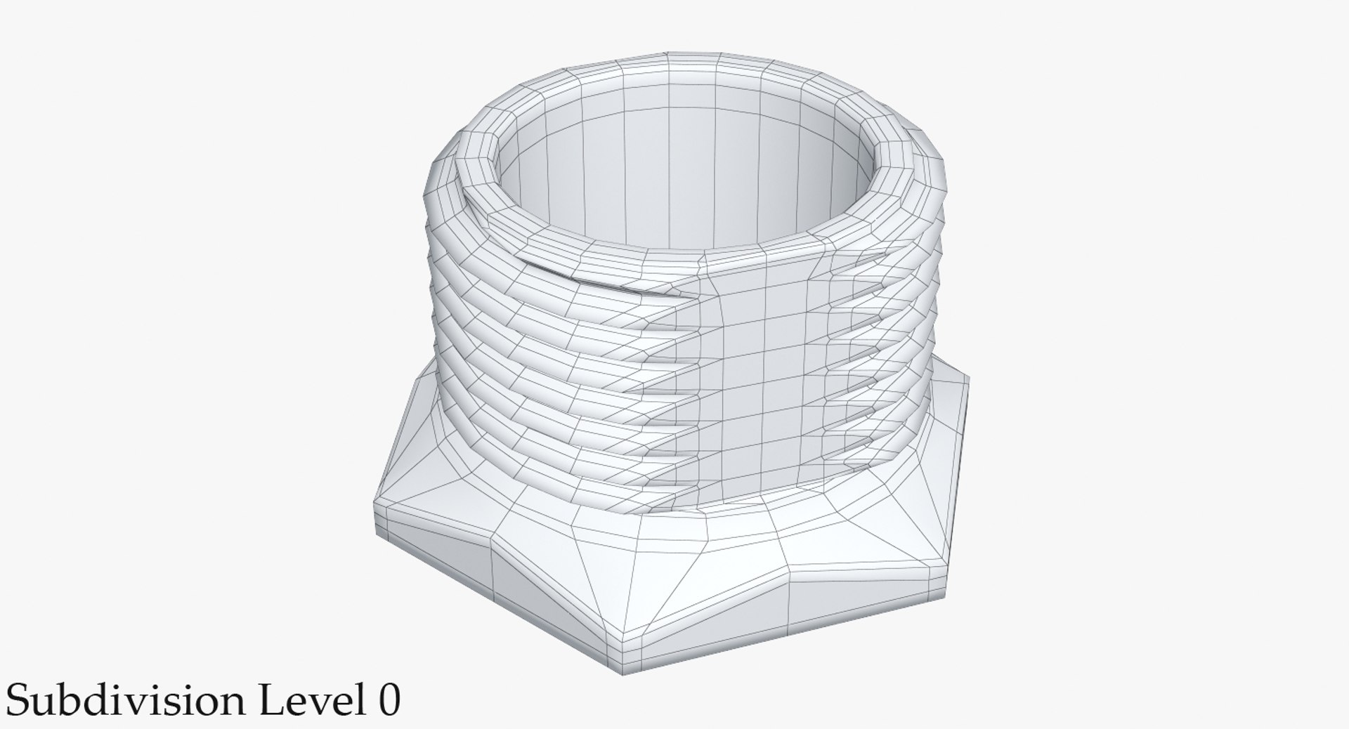 Threaded Fitting 3D Model - TurboSquid 1410828